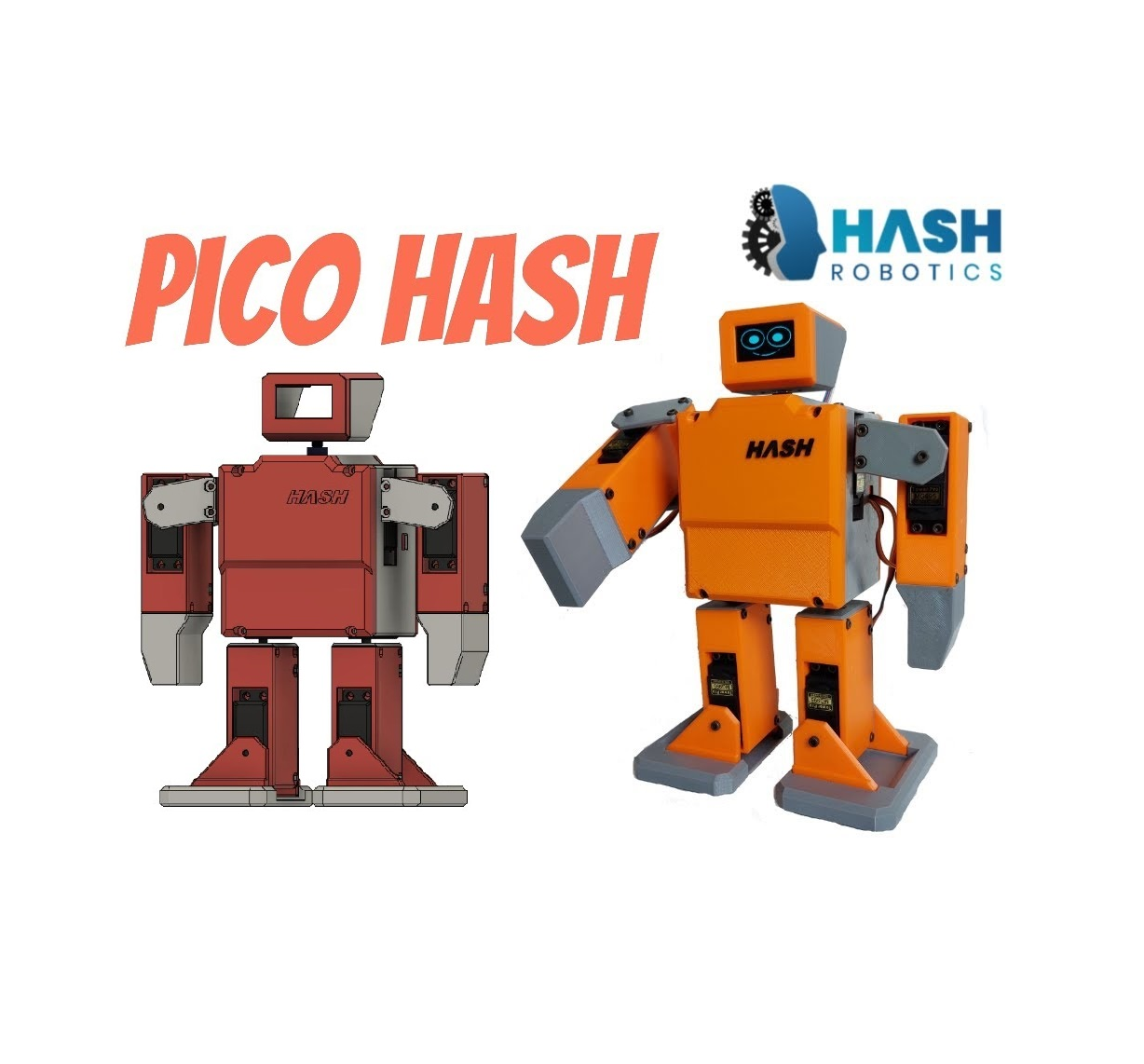 Pico Hash - Mini Humanoid Robot : 15 Steps (with Pictures) - Instructables
