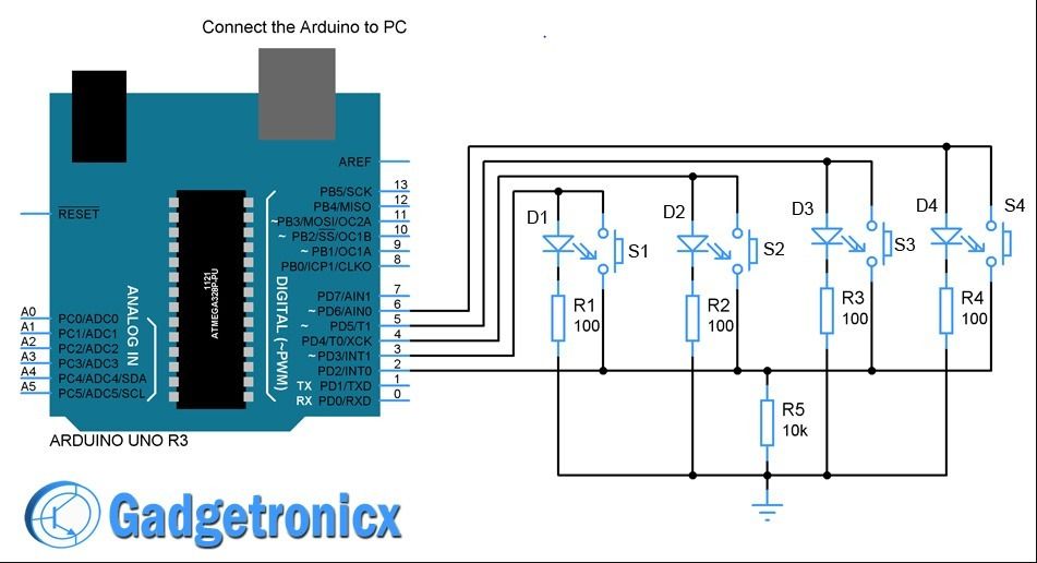 Making A Reaction Based Game With An Arduino Due Trybotics 9610