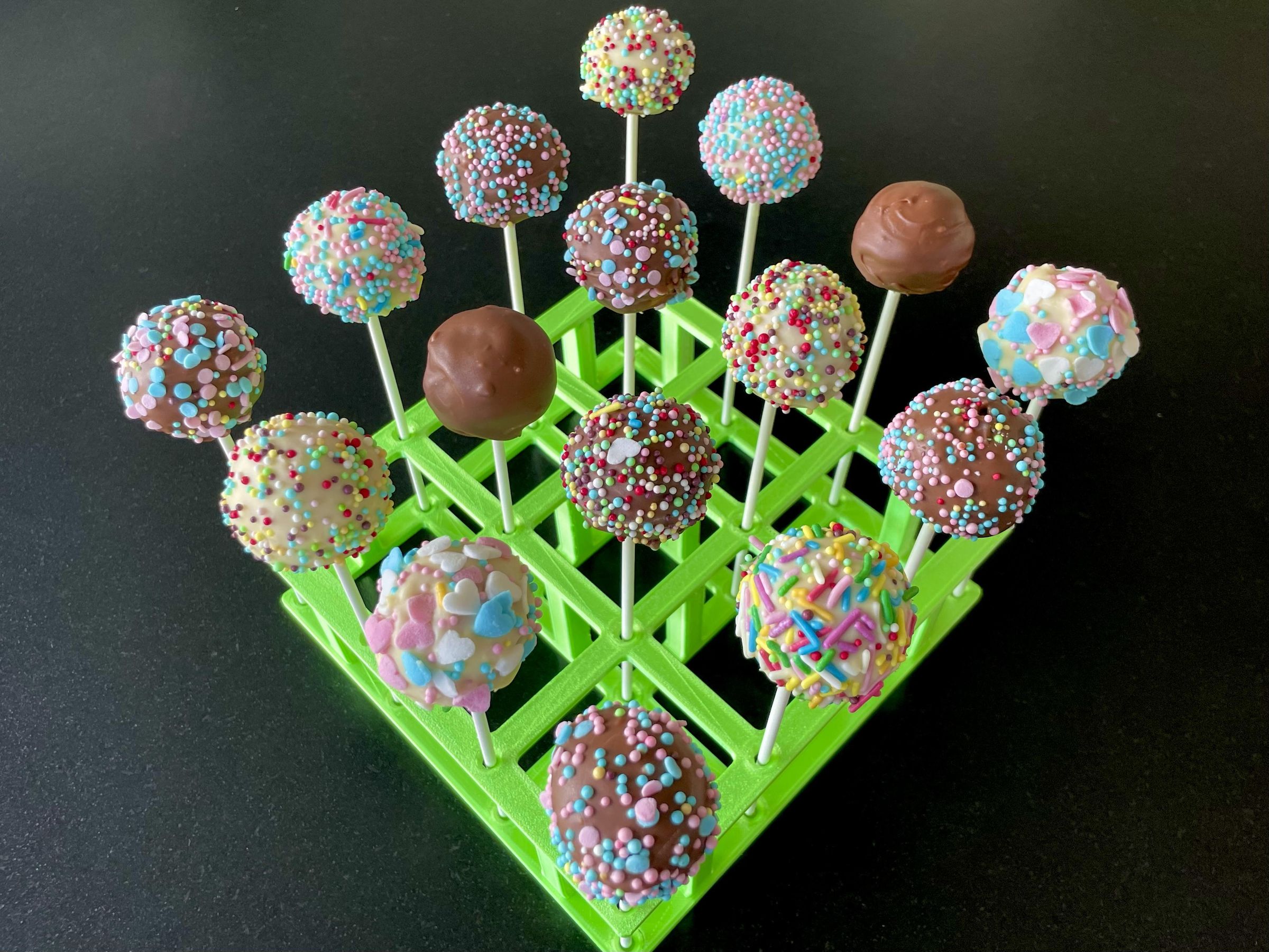 3D Printed Cake Pop Stand (Parametric) : 16 Steps (with Pictures ...