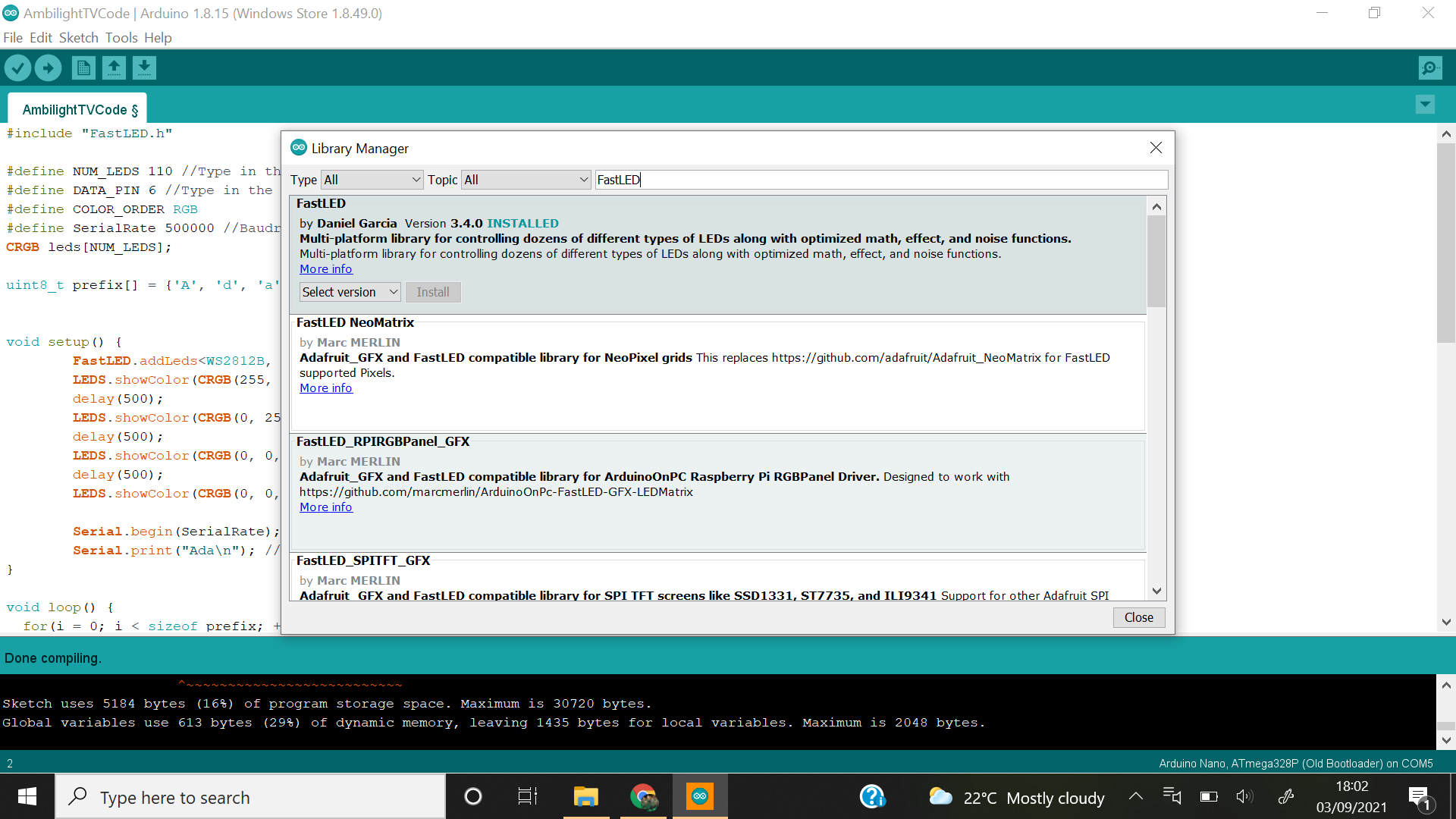 TV Ambilight USB Webcam Arduino/Raspberry Pi : 8 Steps (with Pictures ...