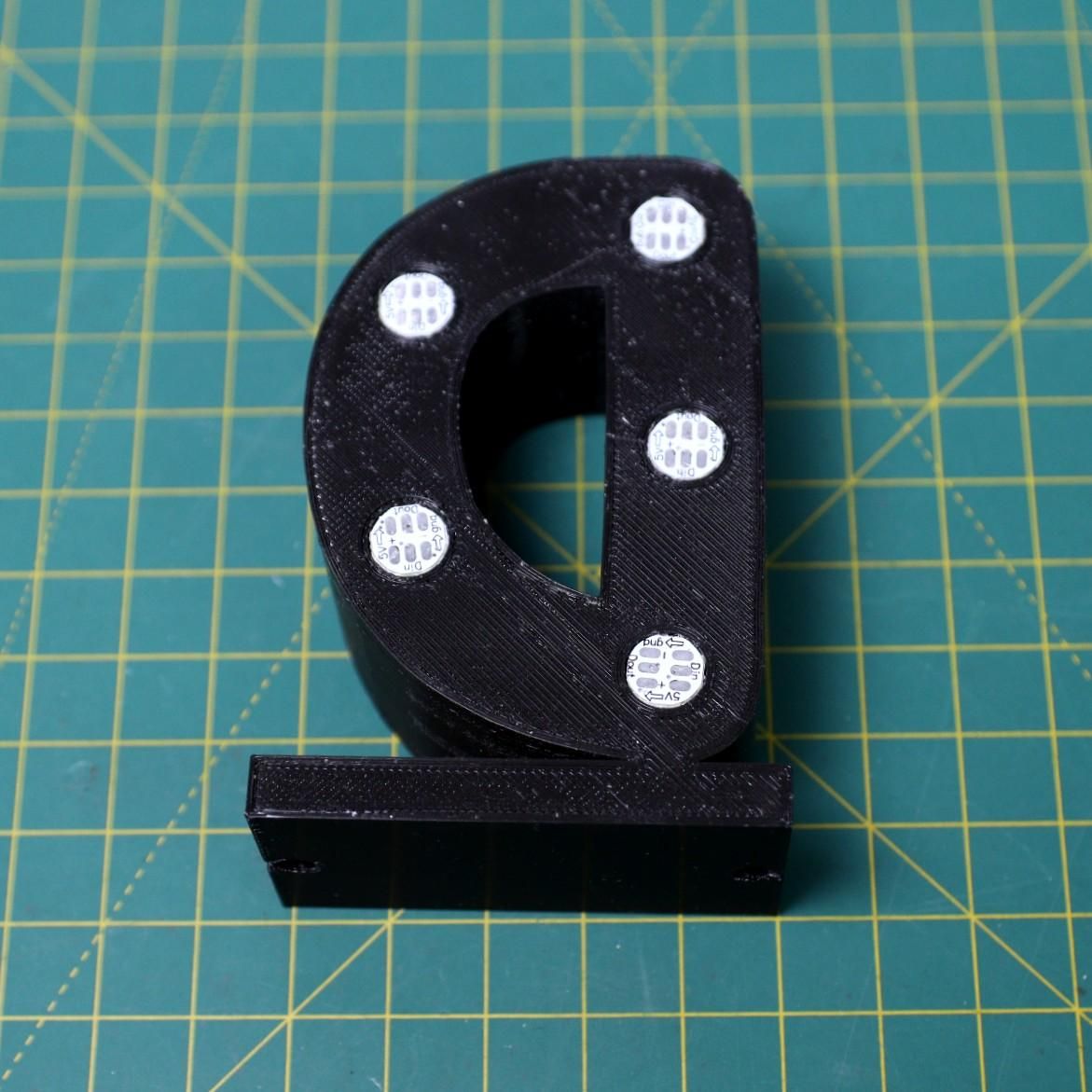 DIY 3D Printed LED Sign Board : 17 Steps (with Pictures) - Instructables