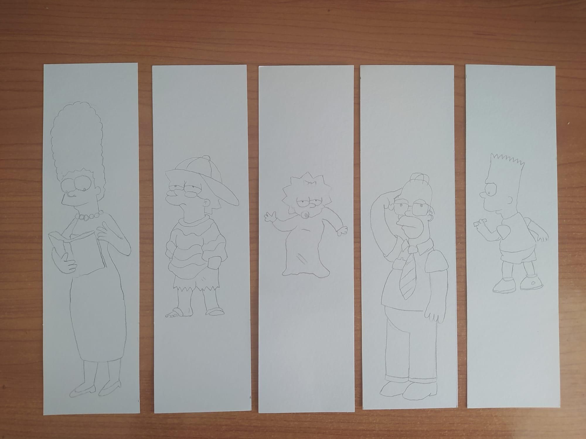Simpsons Bookmarks + Simple Way to Plasticize : 7 Steps (with Pictures ...