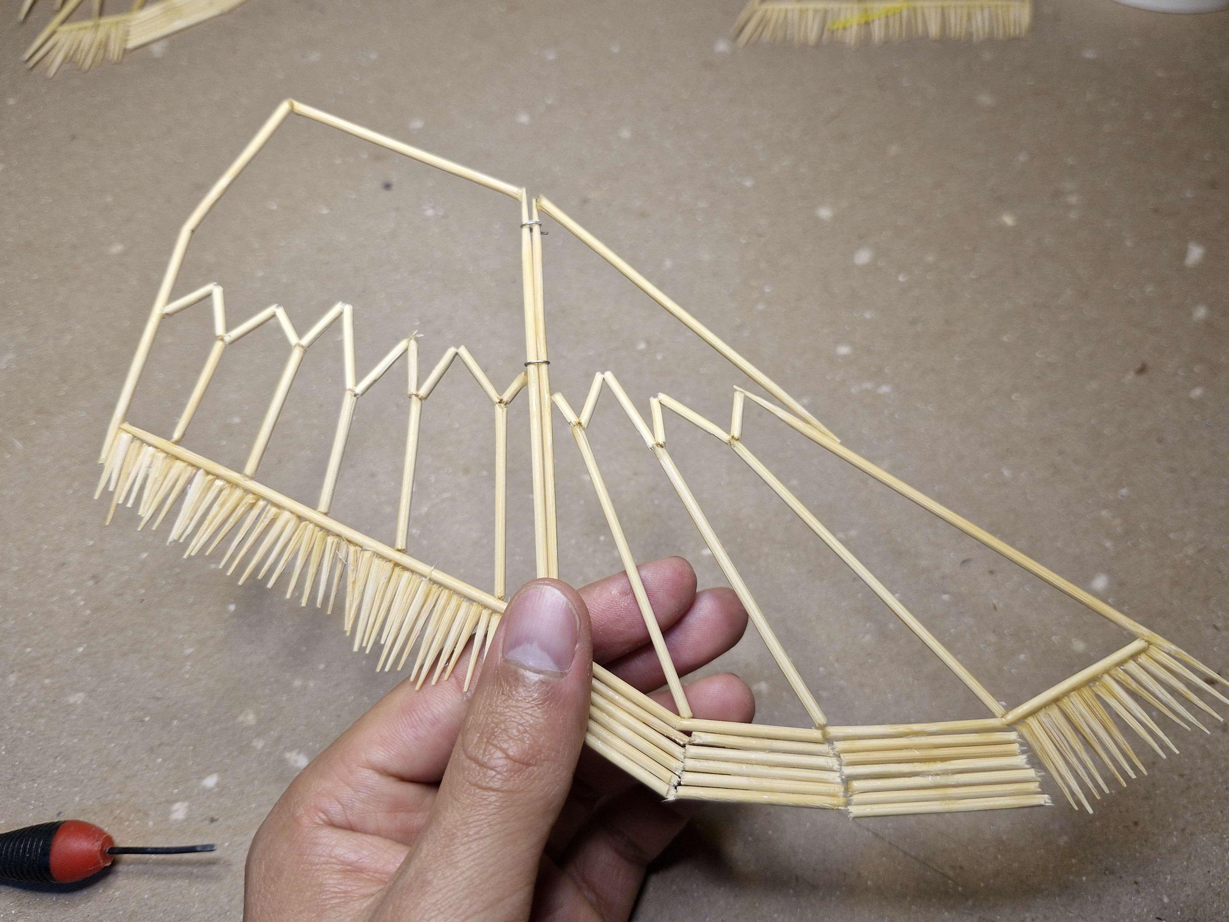 Crafting a Moving Bird Sculpture From Wooden Sticks and Balsa Wood : 23 ...