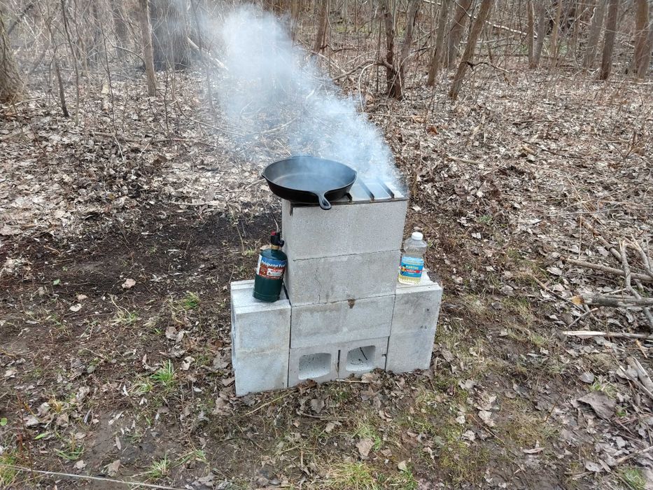 Simple Cinder Block Dual Burner Rocket Stove : 5 Steps (with Pictures ...