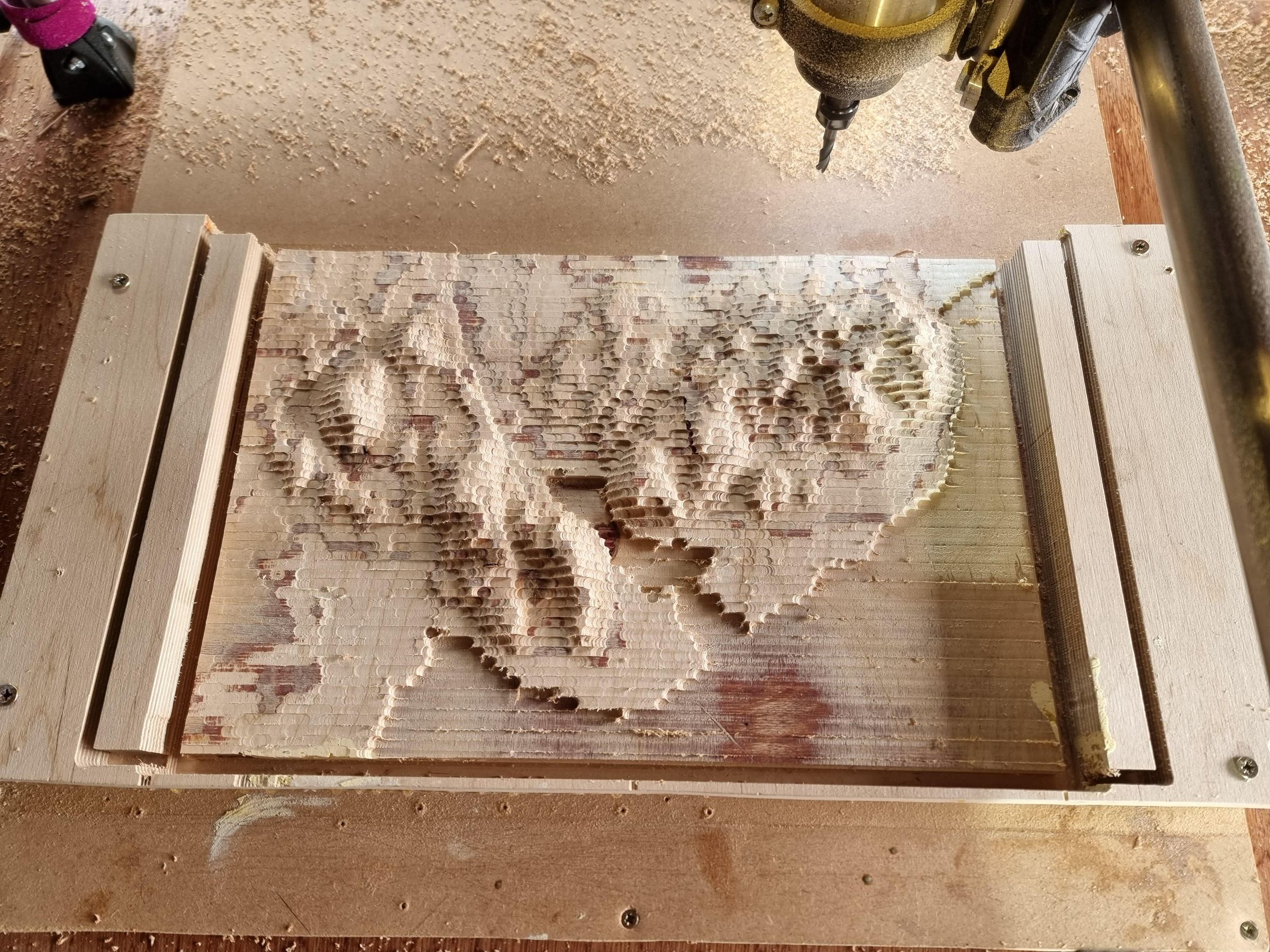 Carving 3D Terrain Topographic Relief Maps on a CNC Machine by Steve M ...