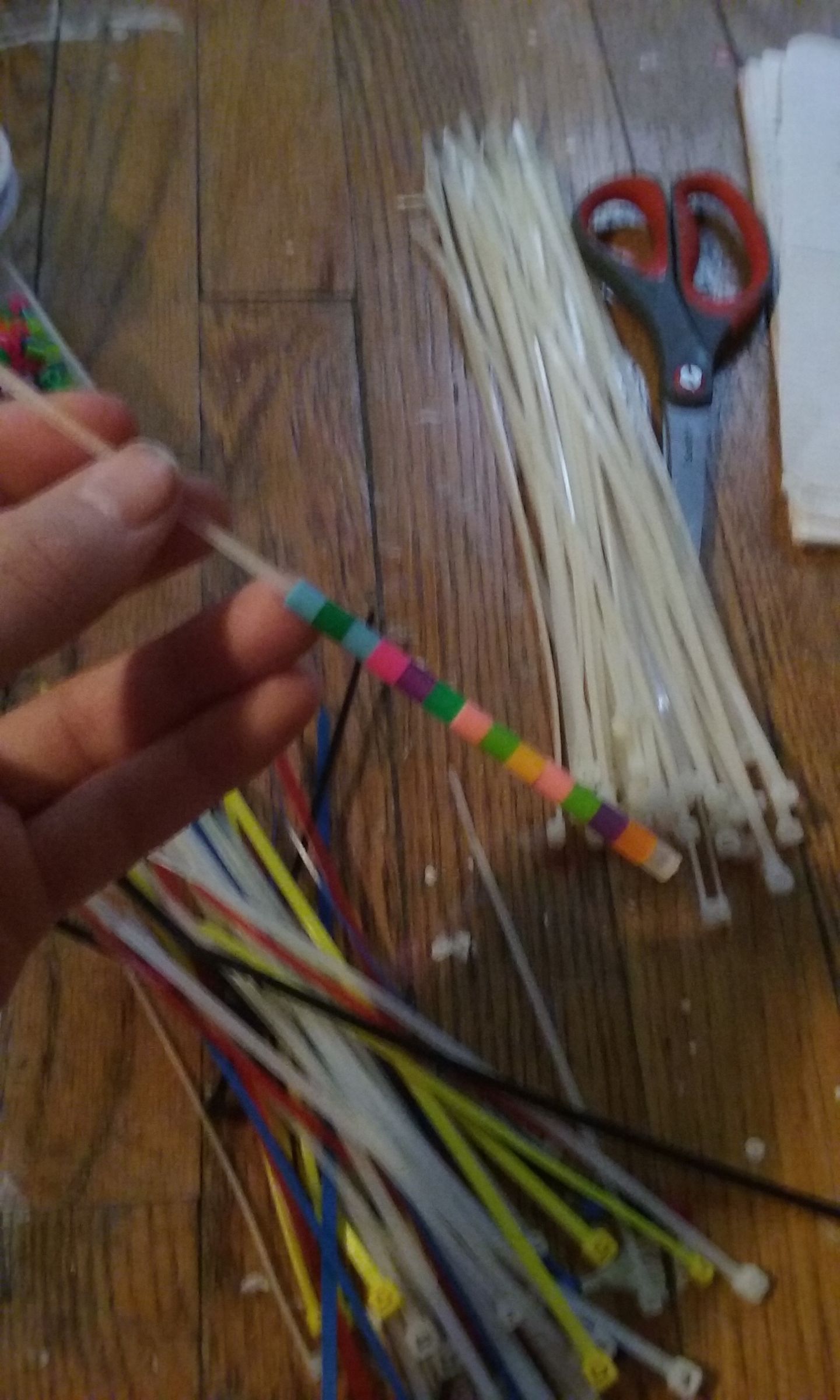 Perler Bead Zip Tie Necklace : 6 Steps (with Pictures) - Instructables