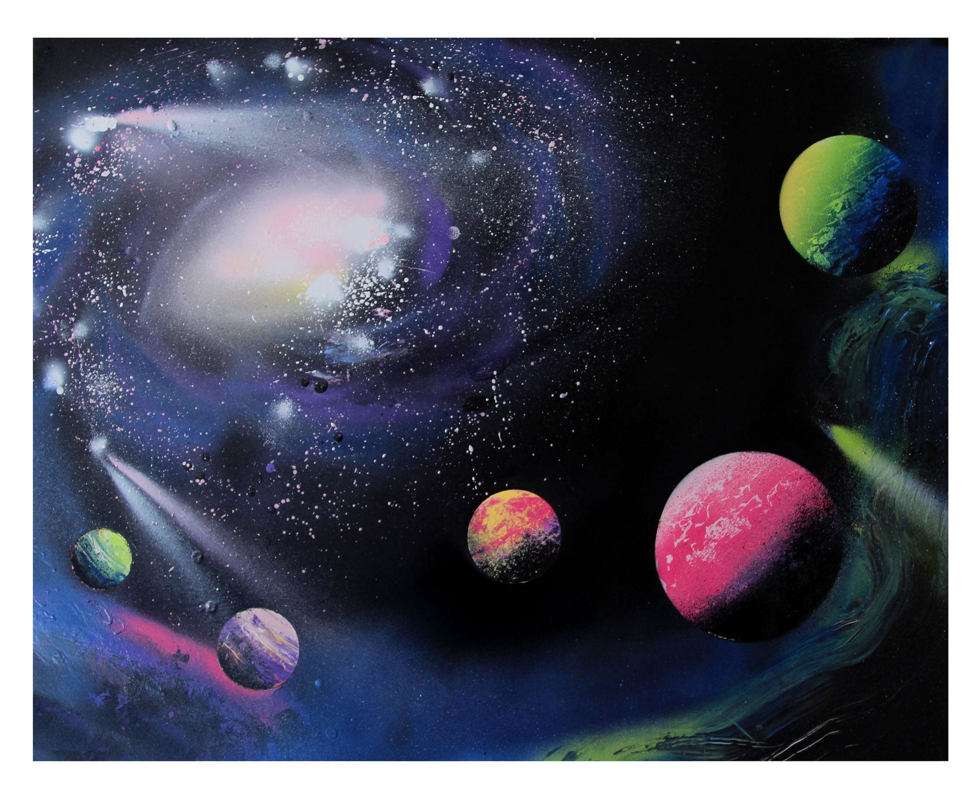 Paint a Galaxy in 30 Minutes : 7 Steps (with Pictures) - Instructables