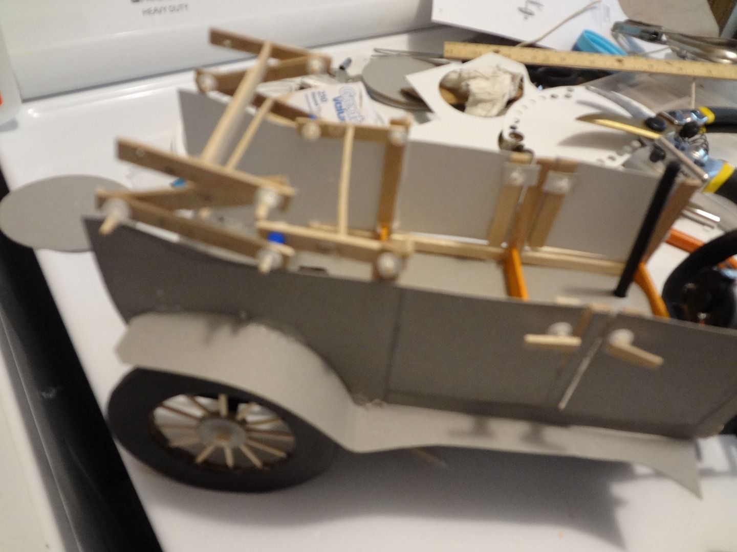 Classic Convertible Cardboard Electric Car. : 16 Steps (with Pictures ...