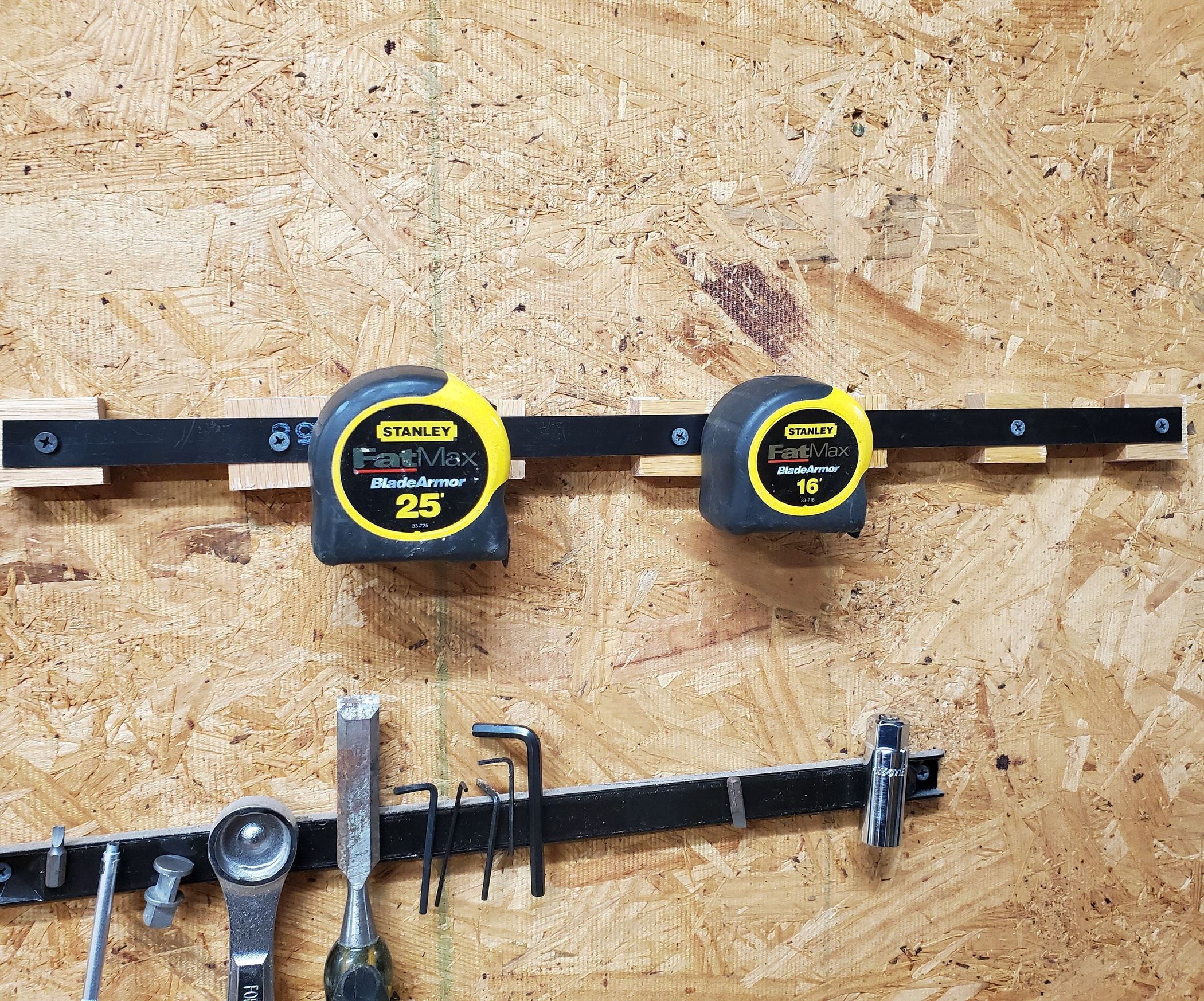 Tape Measure Rack : 3 Steps - Instructables