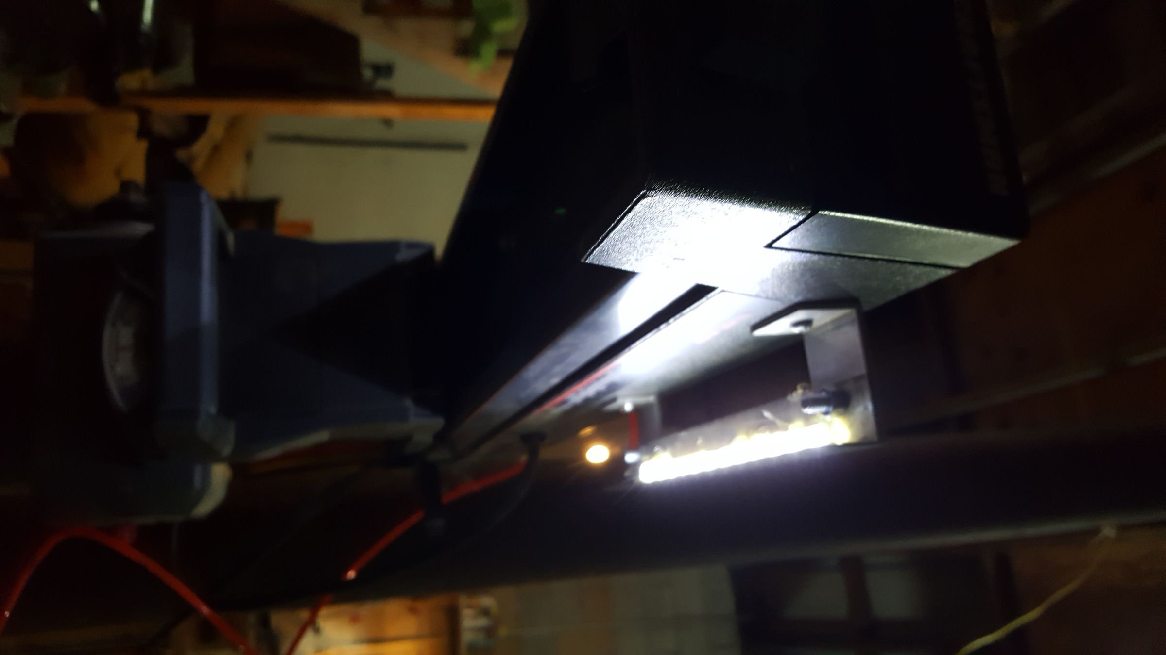 Lighting Up the Radial Arm Saw : 5 Steps (with Pictures) - Instructables