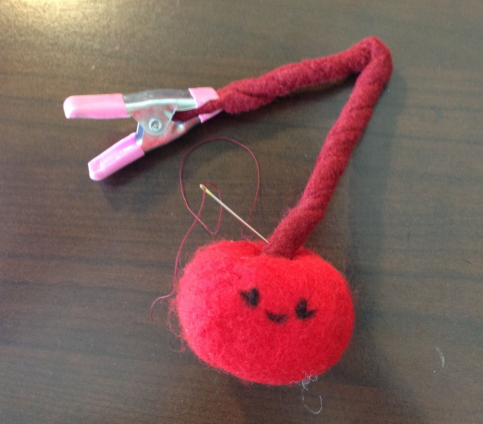 Felt Cherry Plush Keychain : 11 Steps (with Pictures) - Instructables