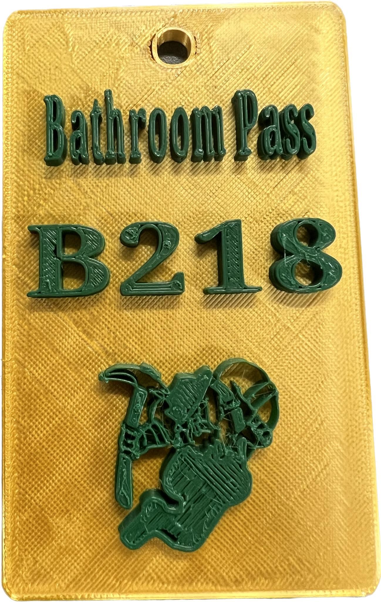 Bathroom Pass : 8 Steps - Instructables