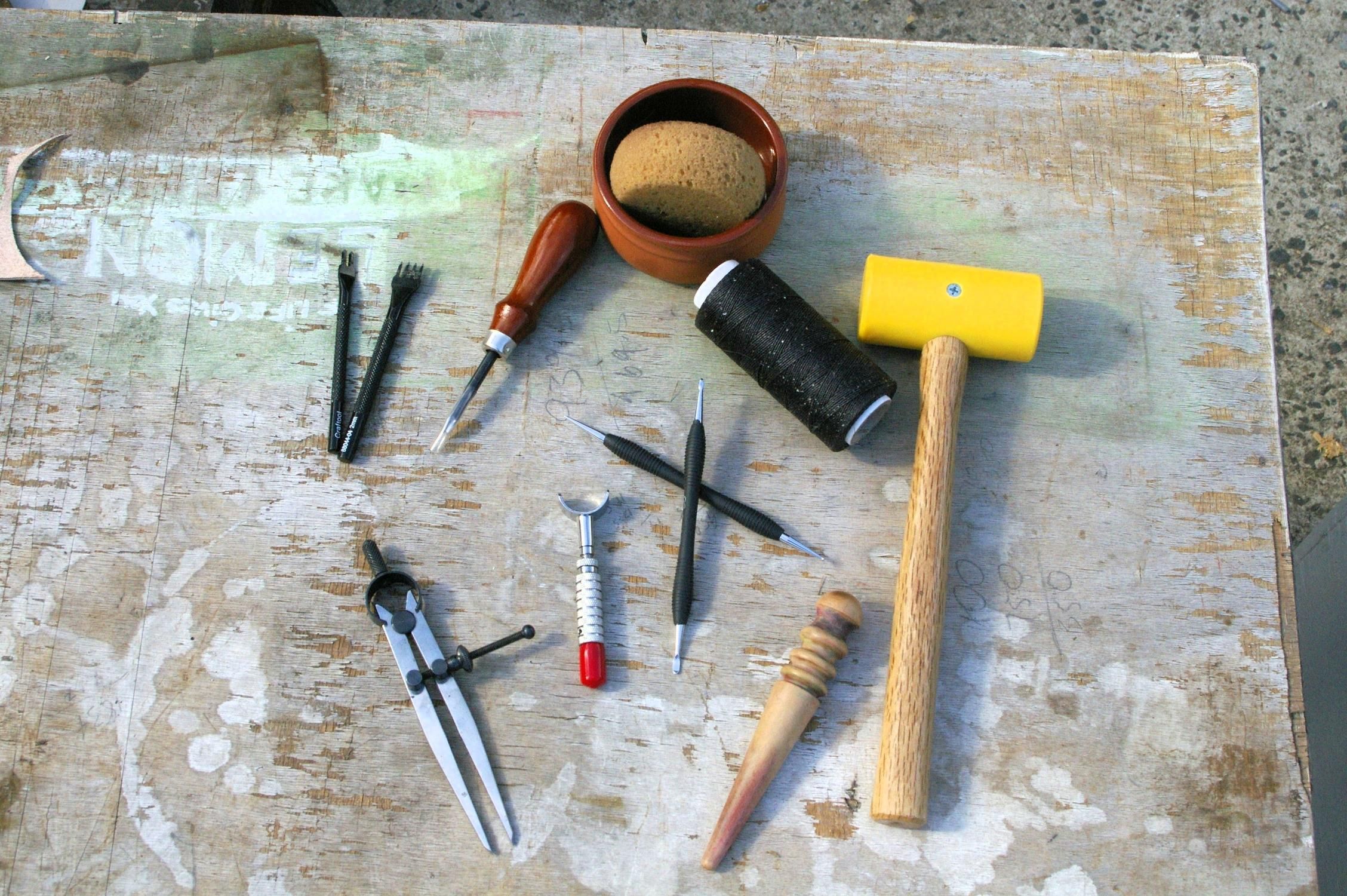 Homemade or Makeshift Tools to Make a Leather Pendant : 13 Steps (with ...