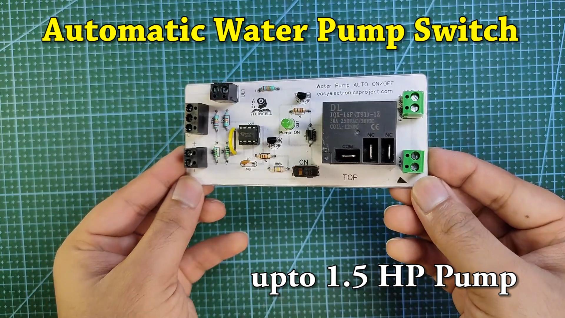 Automatic Water Level Controller for Submersible Pump and Overhead Tank ...