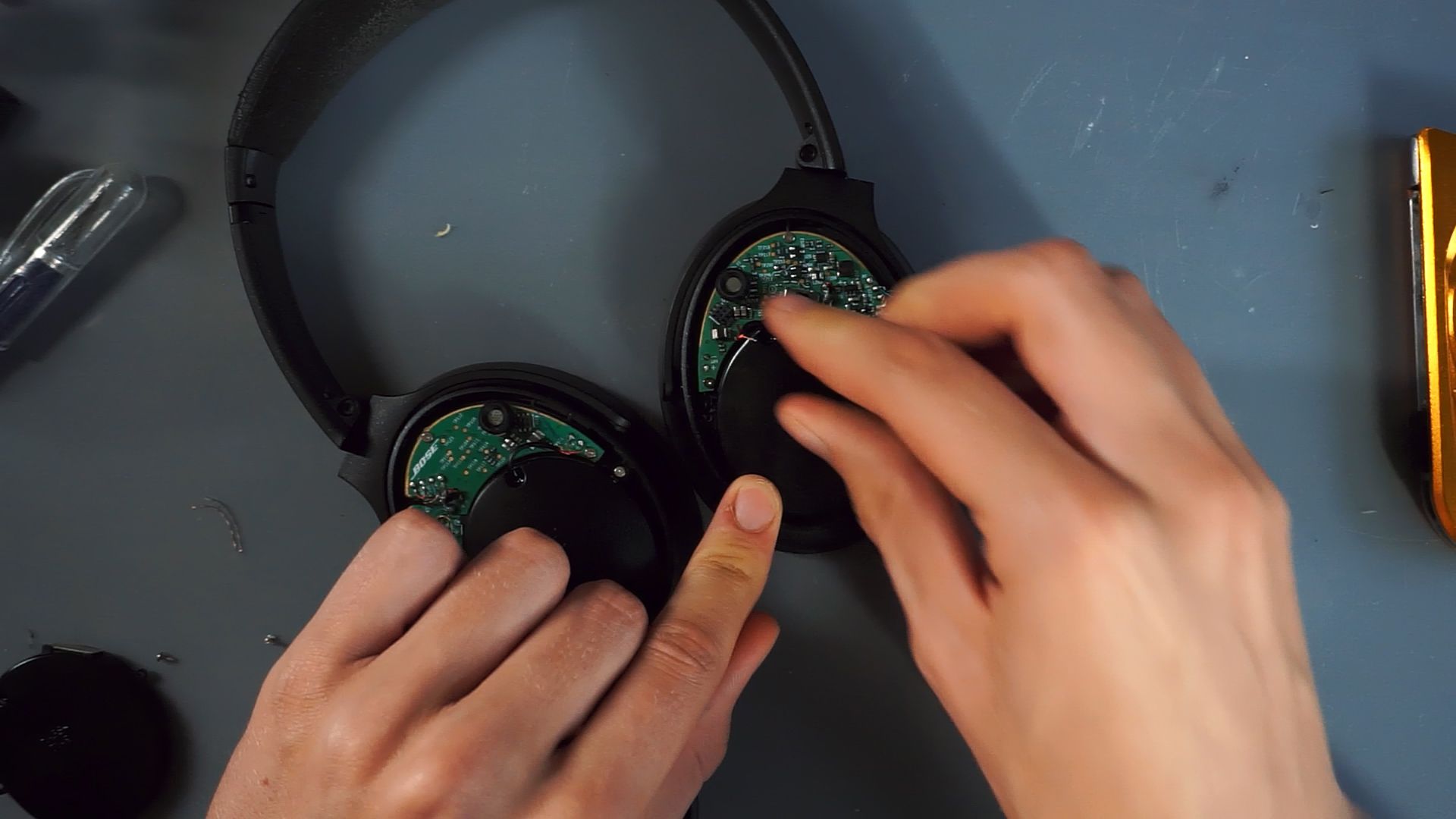 Easy Guide to REPAIR Broken BOSE QC25 Headphones - NO SOUND From One ...