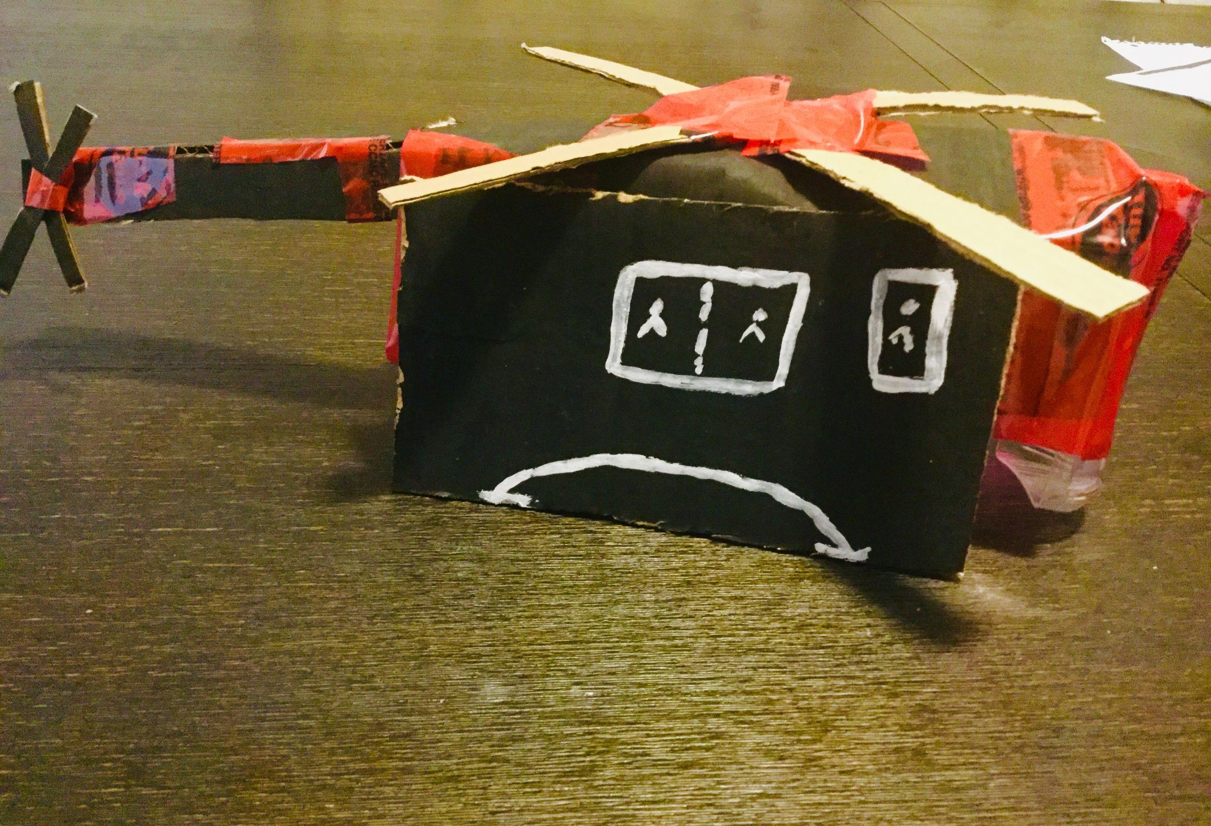 Cardboard Helicopter Model : 5 Steps - Instructables