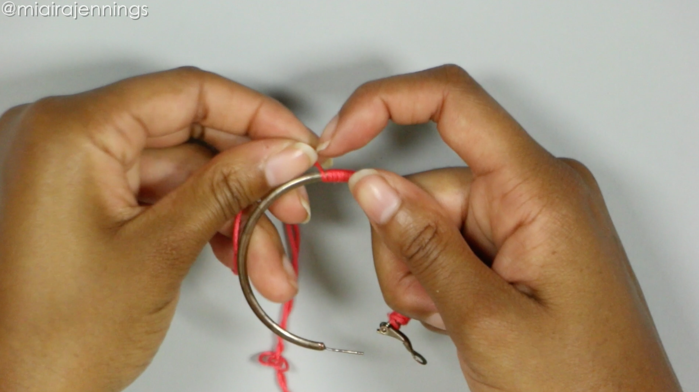 DIY Tassel Hoop Earrings : 6 Steps - Instructables