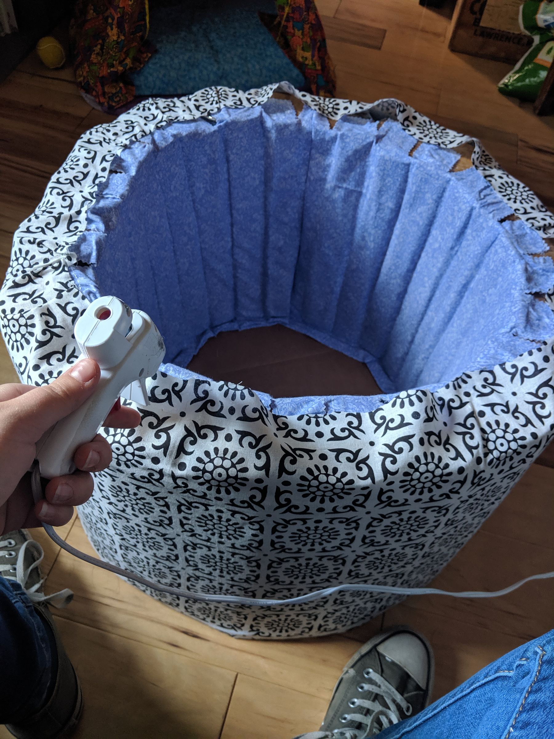 Upcycled Storage Ottoman : 15 Steps (with Pictures) - Instructables