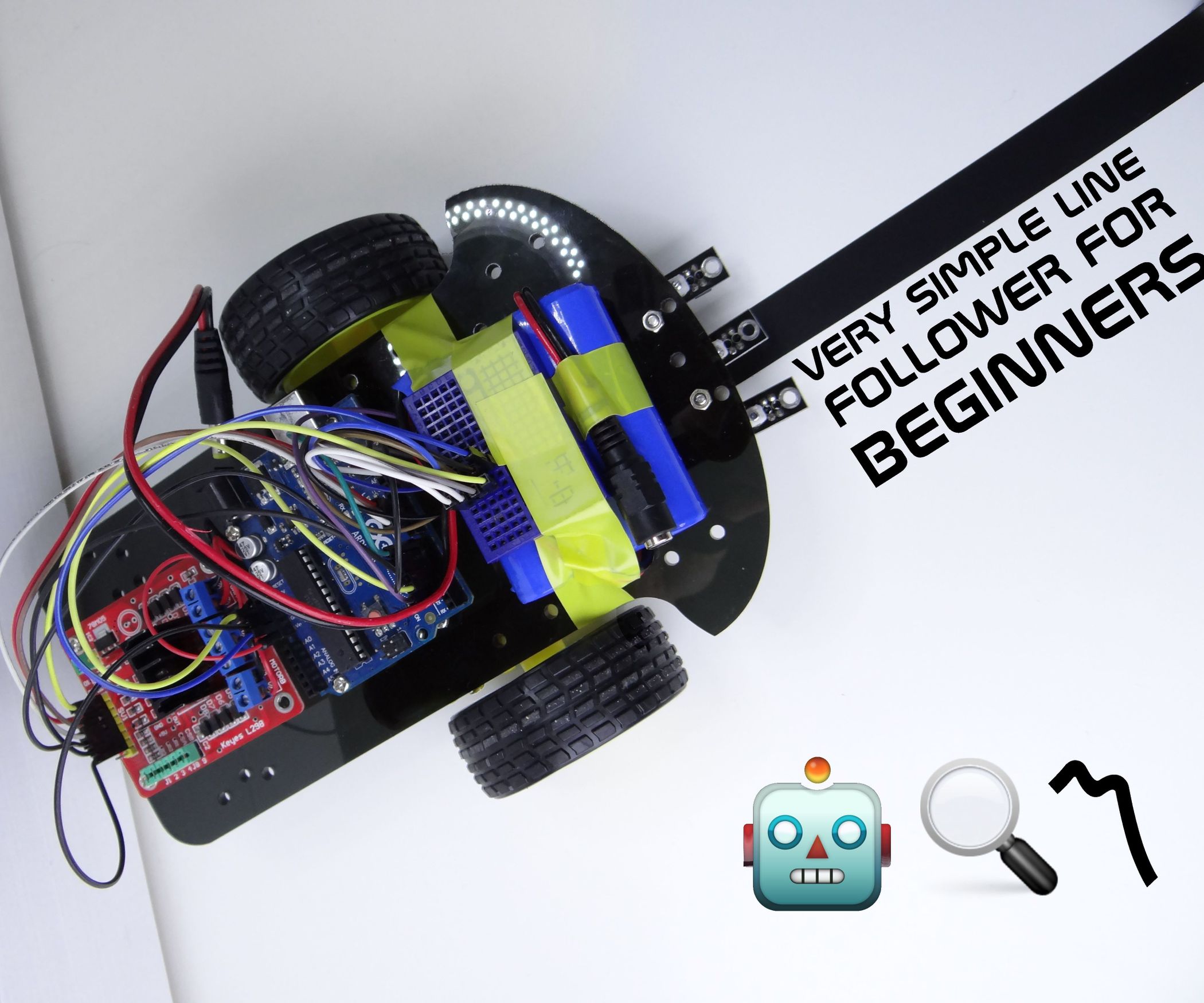 Very Simple Line Follower for Beginners : 7 Steps (with Pictures ...
