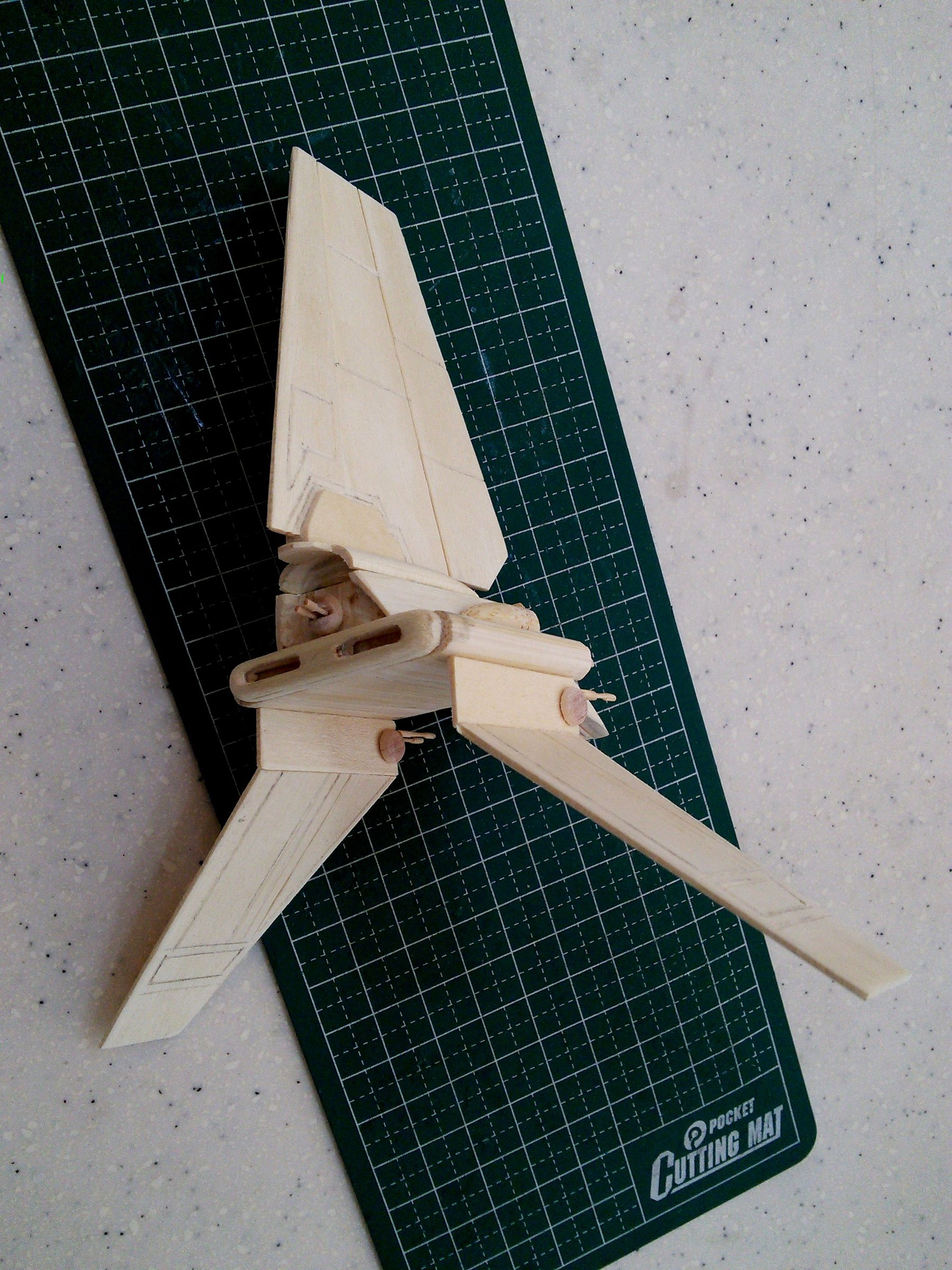(Not So) Mini Lambda-Class Imperial Shuttle Popsicle Stick Model : 8 ...