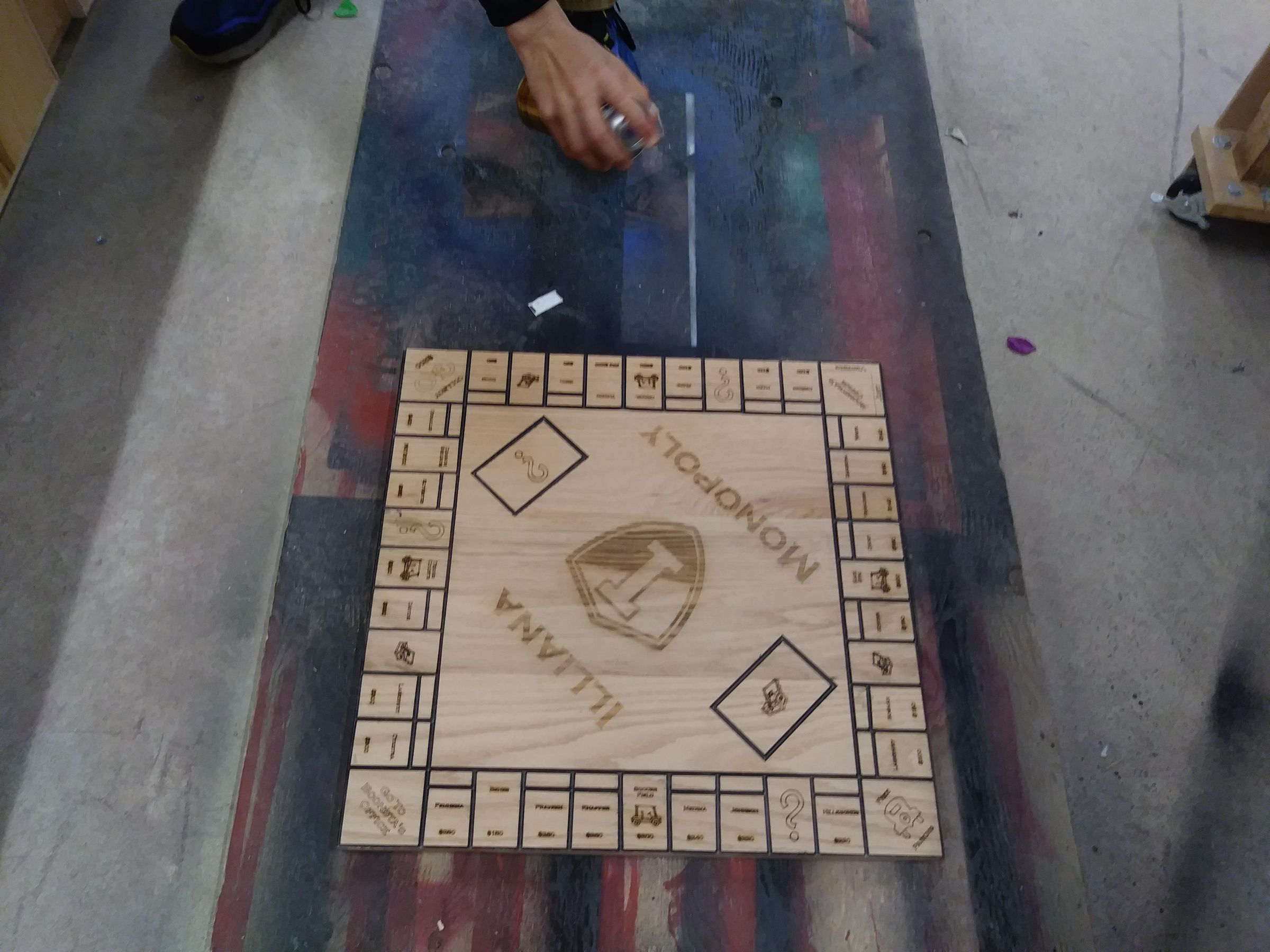 Custom Wooden Monopoly Board : 12 Steps (with Pictures) - Instructables