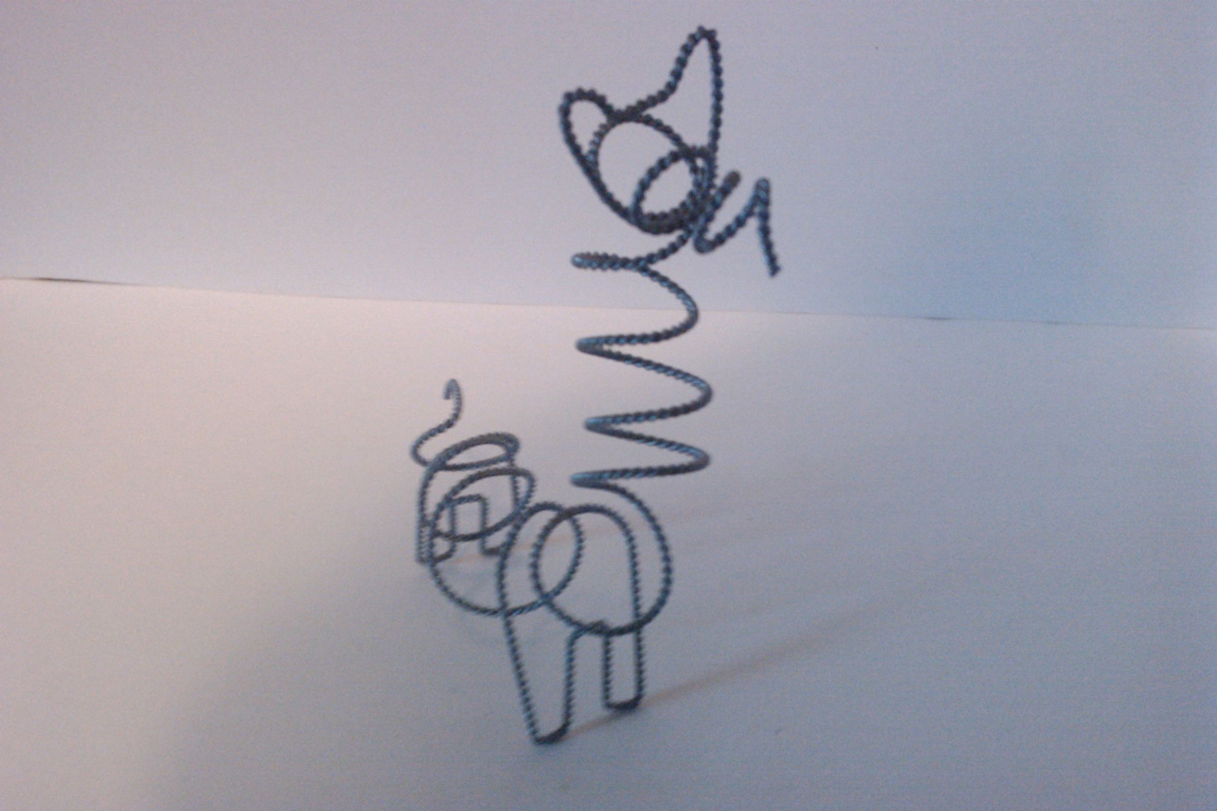 Simple Wire Sculptures Of Animals