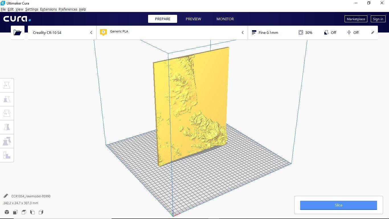 How to 3D Print Topographic Maps and Terrains : 5 Steps (with Pictures ...