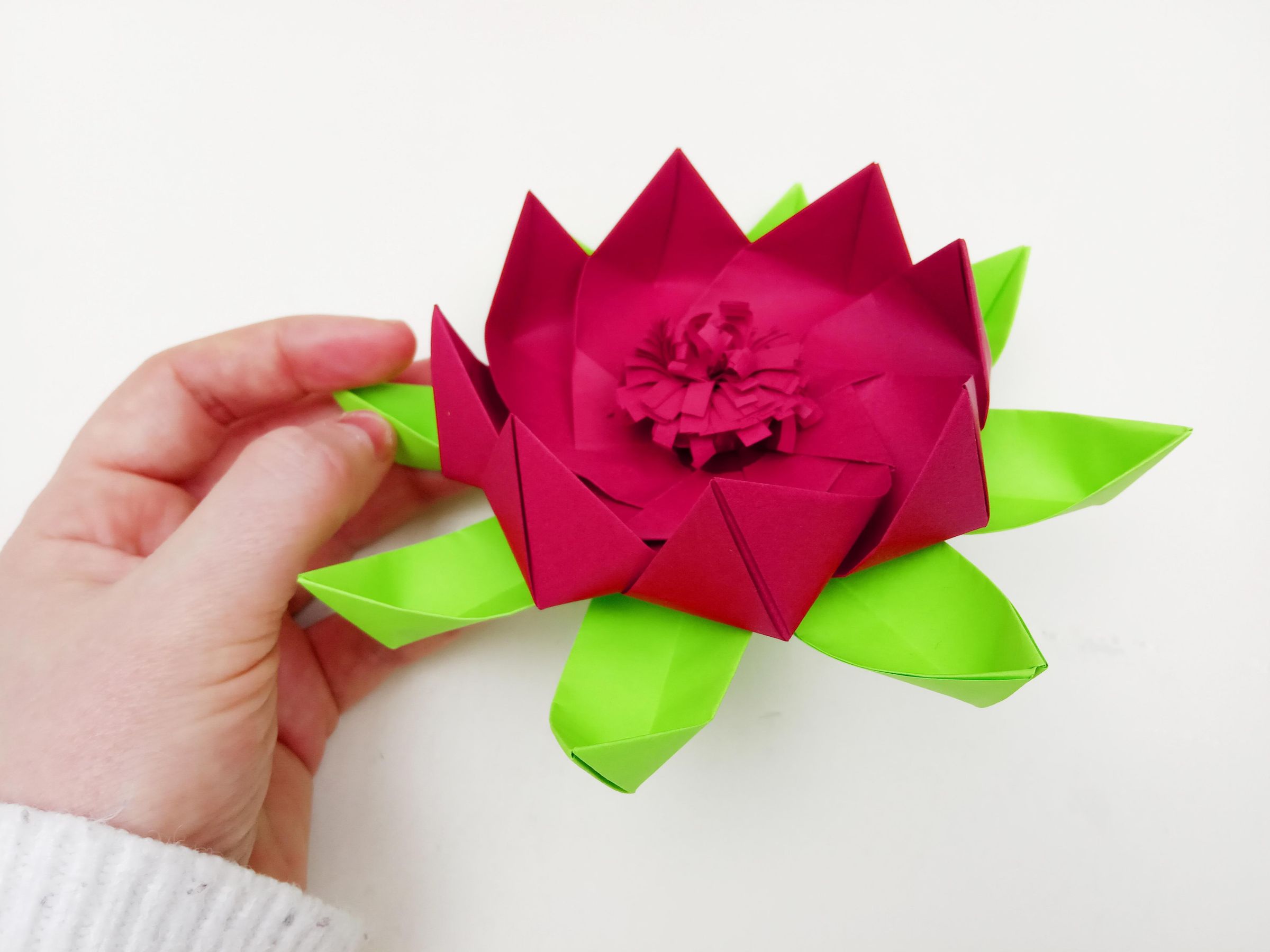 Paper Lotus Flower : 11 Steps (with Pictures) - Instructables