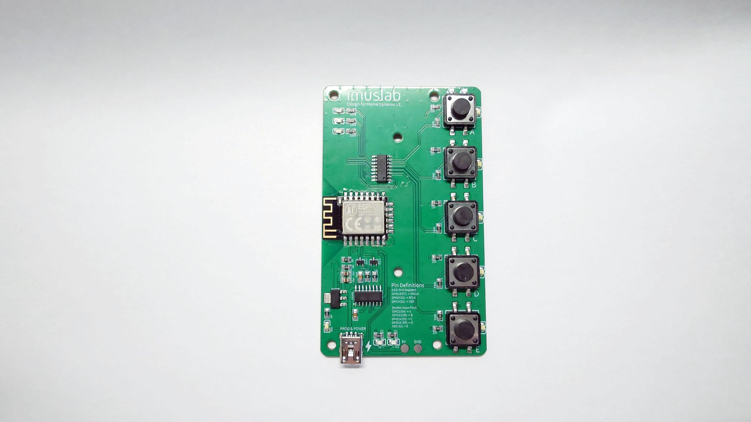 Gallery | Customizable 5 Buttons WiFi Smart Home Switch | Hackaday.io