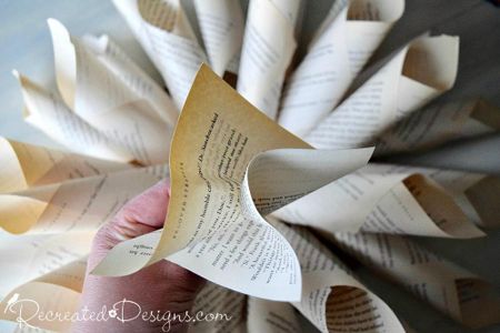 How to Make a Gorgeous Book Page Flower : 9 Steps (with Pictures ...