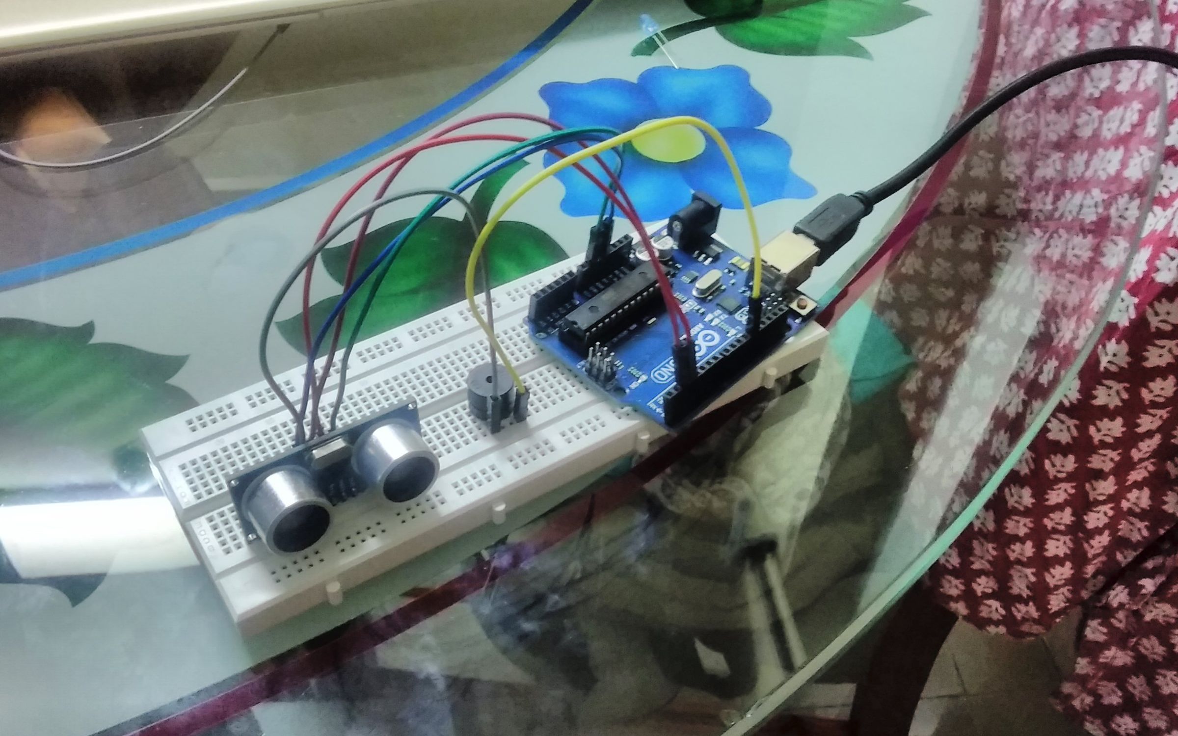 Arduino Ultrasonic Sensor Door Alarm : 4 Steps - Instructables