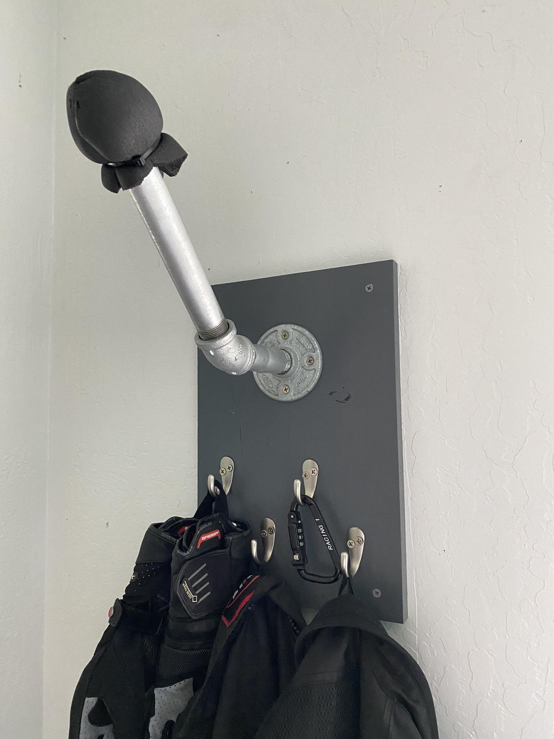 Easy and Attractive Motorcycle Gear Rack : 7 Steps (with Pictures ...