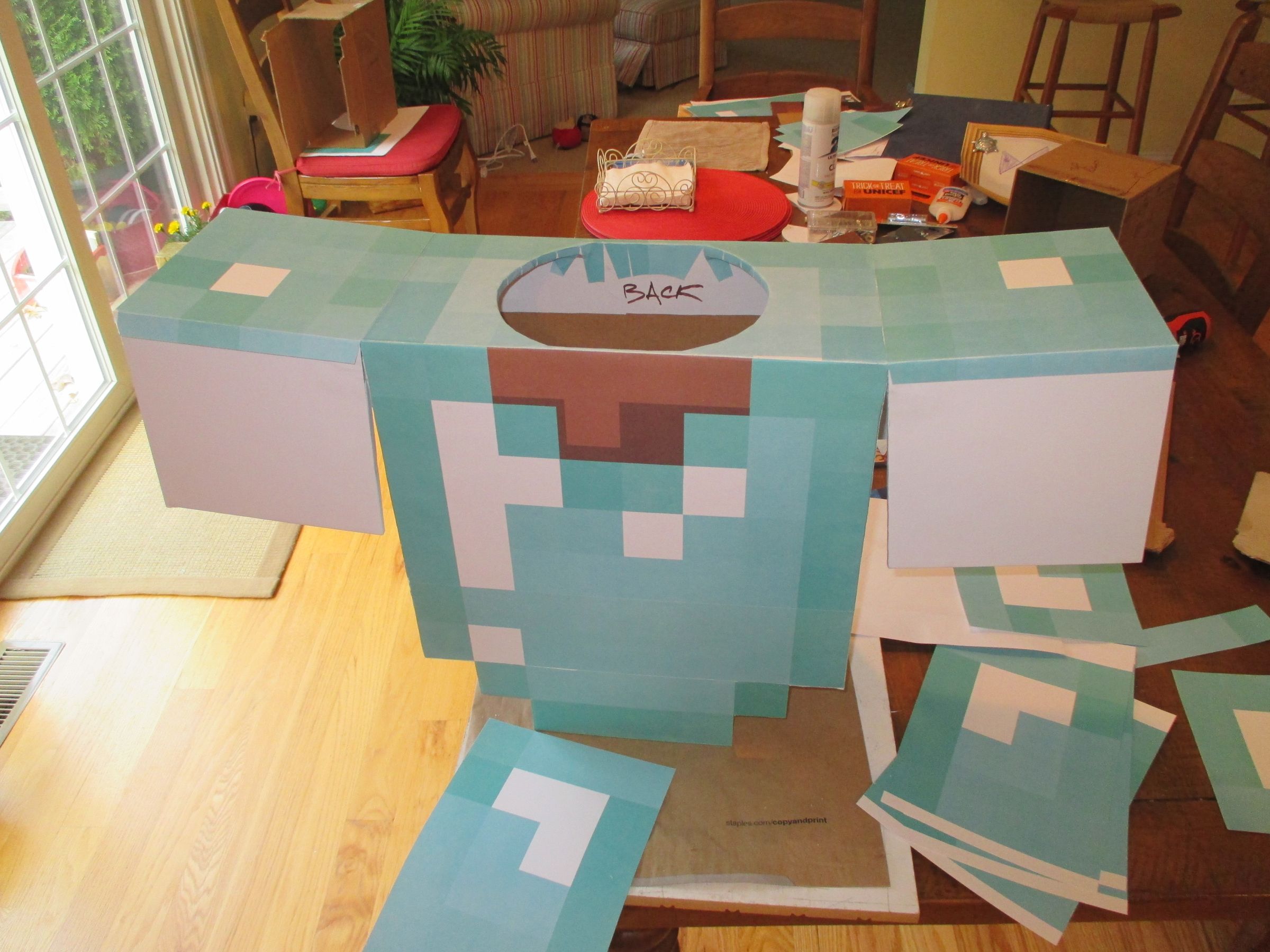 DIYMinecraftCostume : 9 Steps (with Pictures) - Instructables
