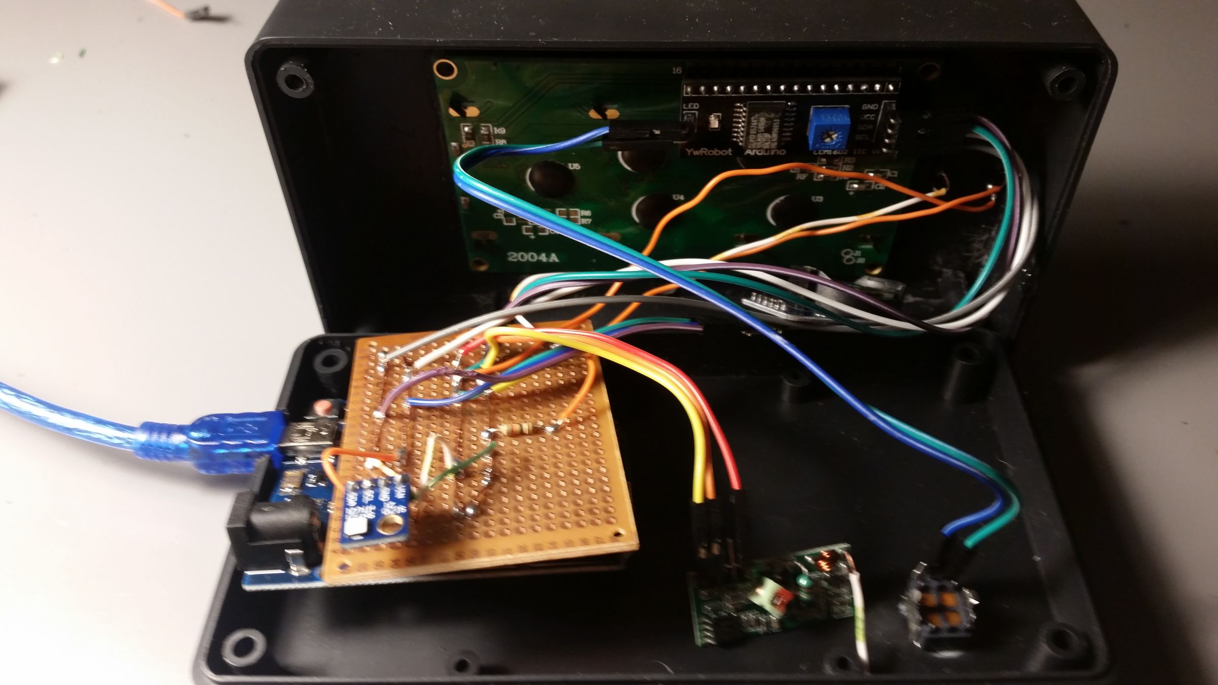 Bedside 20x4 LCD / RF 433MHz Clock & Weather Monitor With Arduino : 6 ...