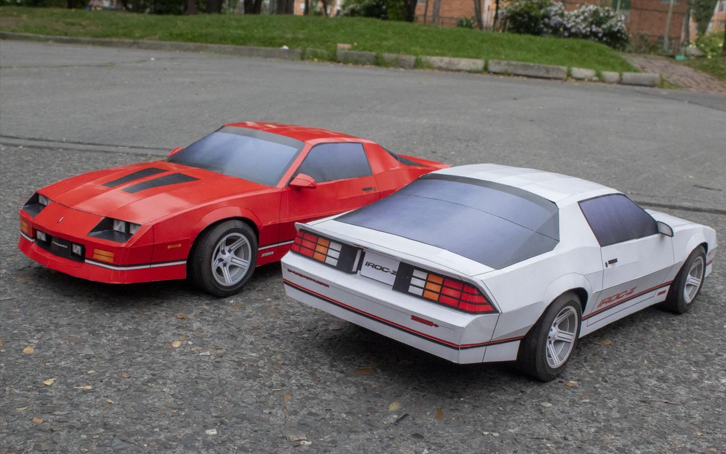 Camaro Z28 IROC-Z DIY Paper-Craft - Instructables