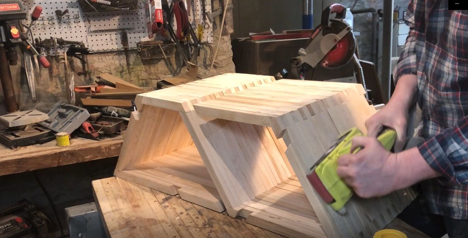 Slat-Built Modern Coffee Table (w/ Additive Joinery) : 16 Steps (with ...