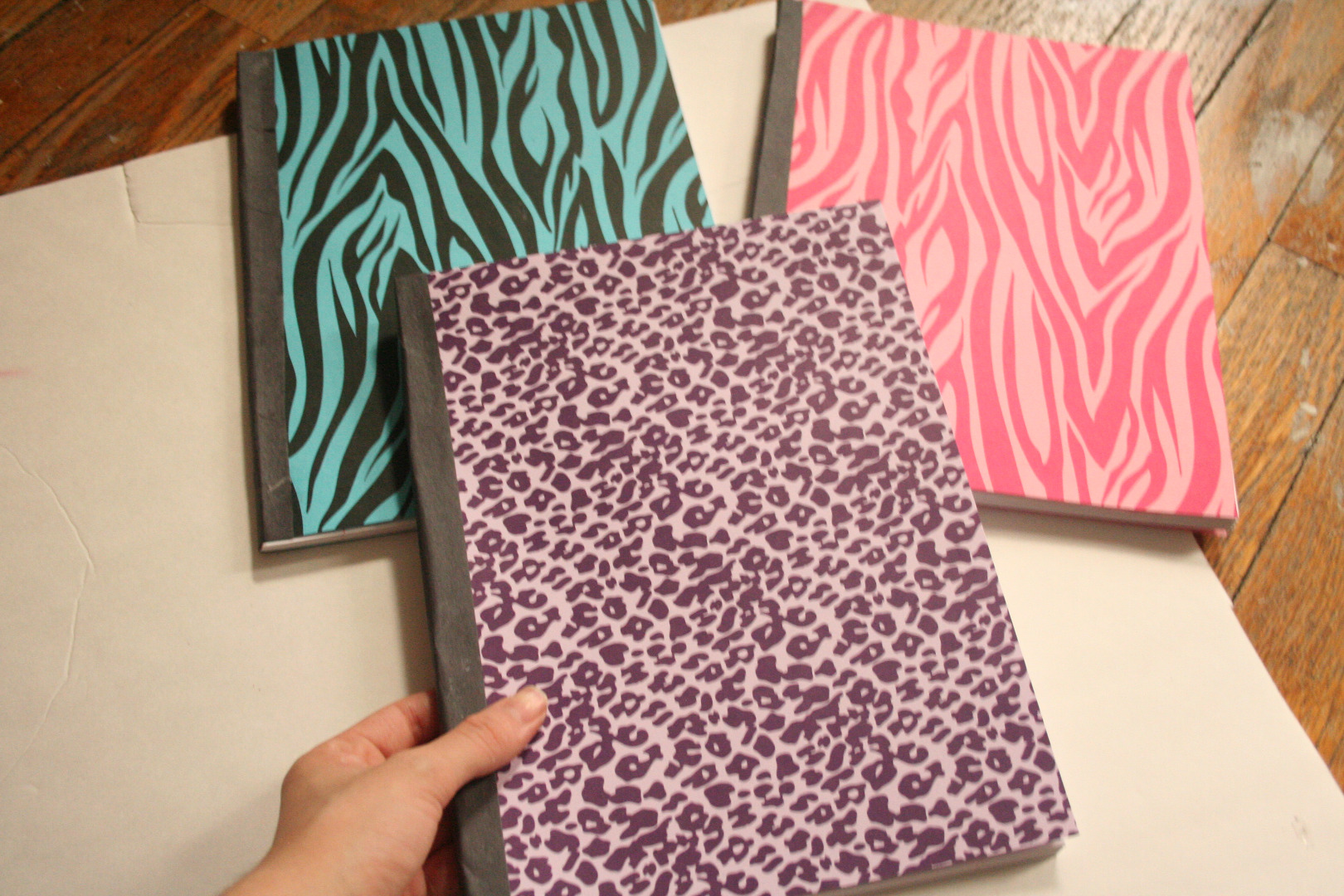Wild Animal Print Notebooks : 5 Steps (with Pictures) - Instructables