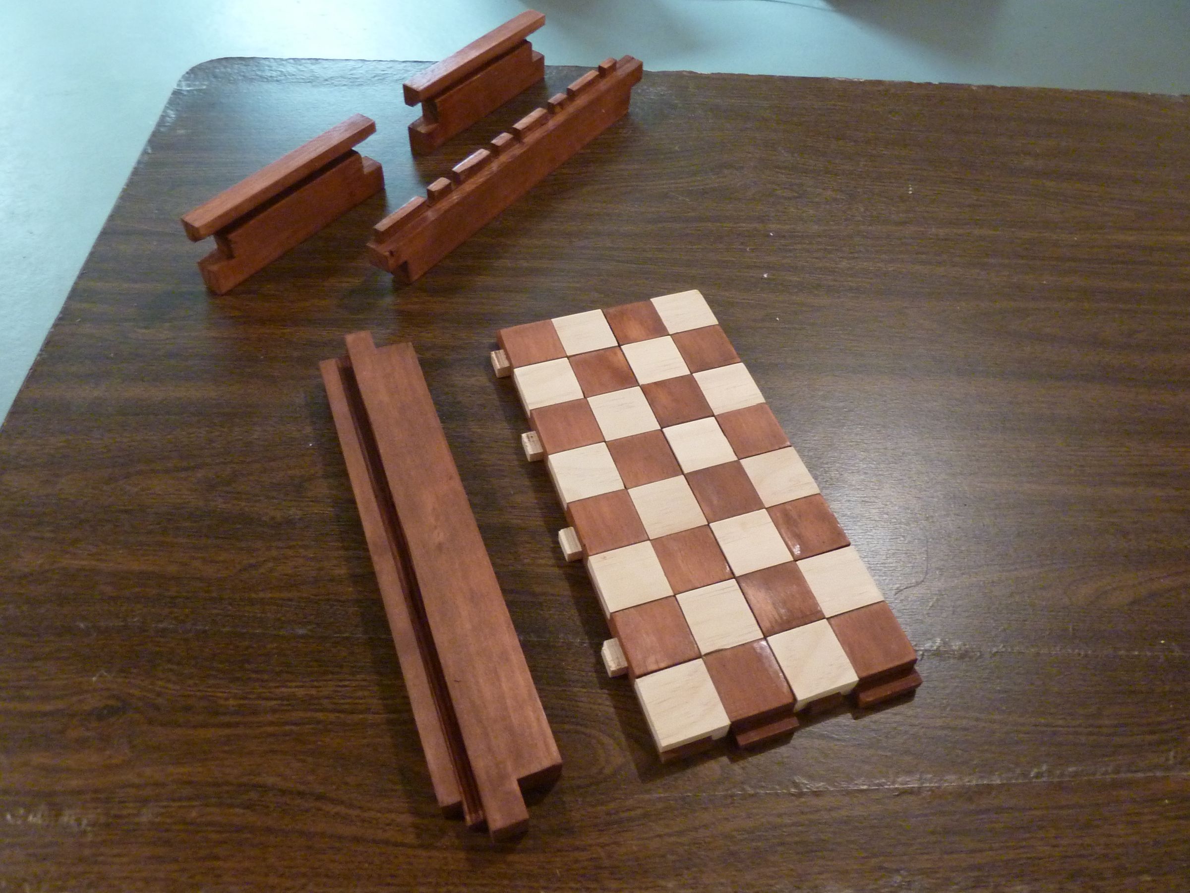 Interlocking Chess/Checker Board Puzzle : 8 Steps (with Pictures ...