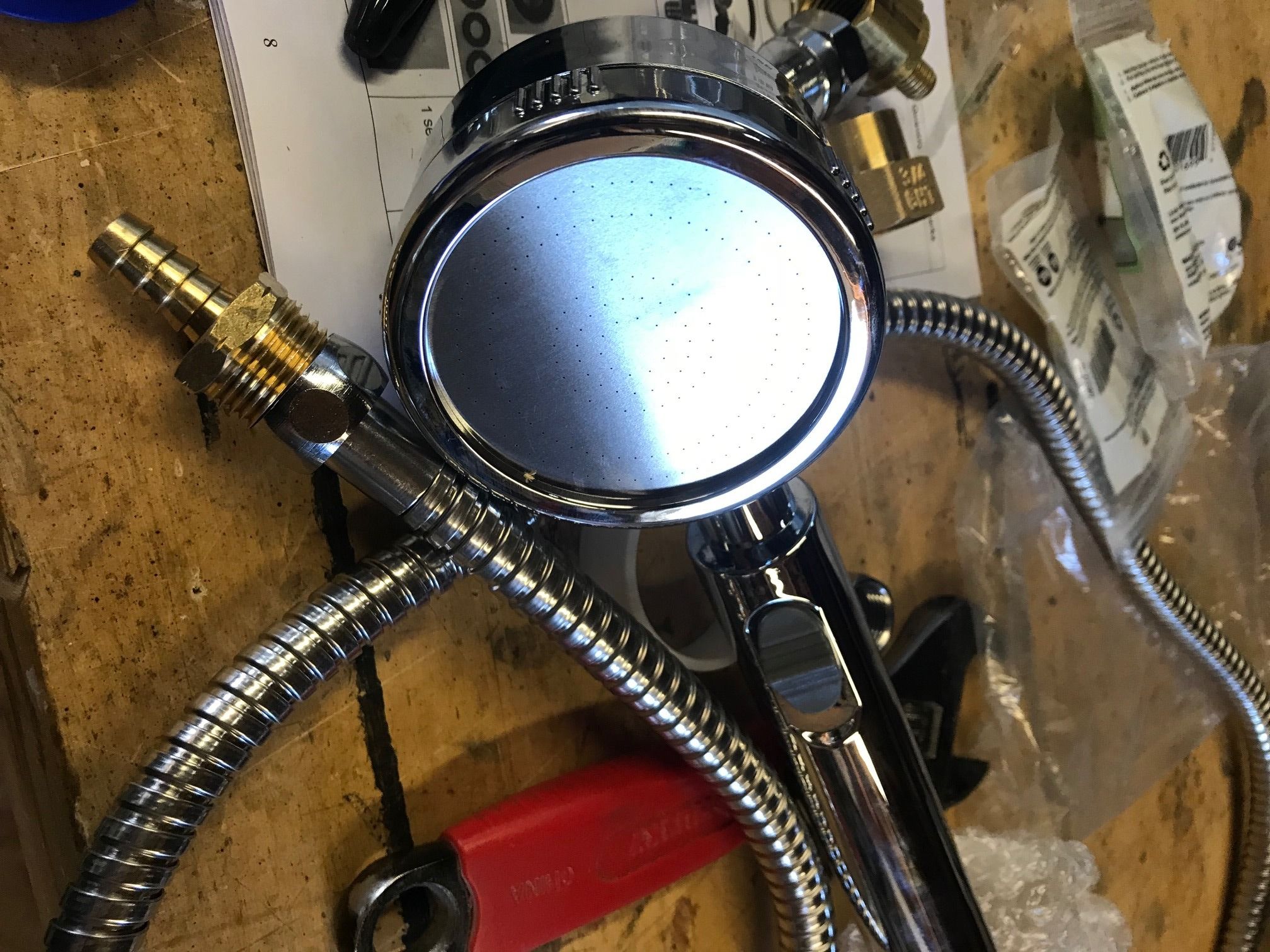 Portable Demand Use Hot Water Shower : 5 Steps (with Pictures ...