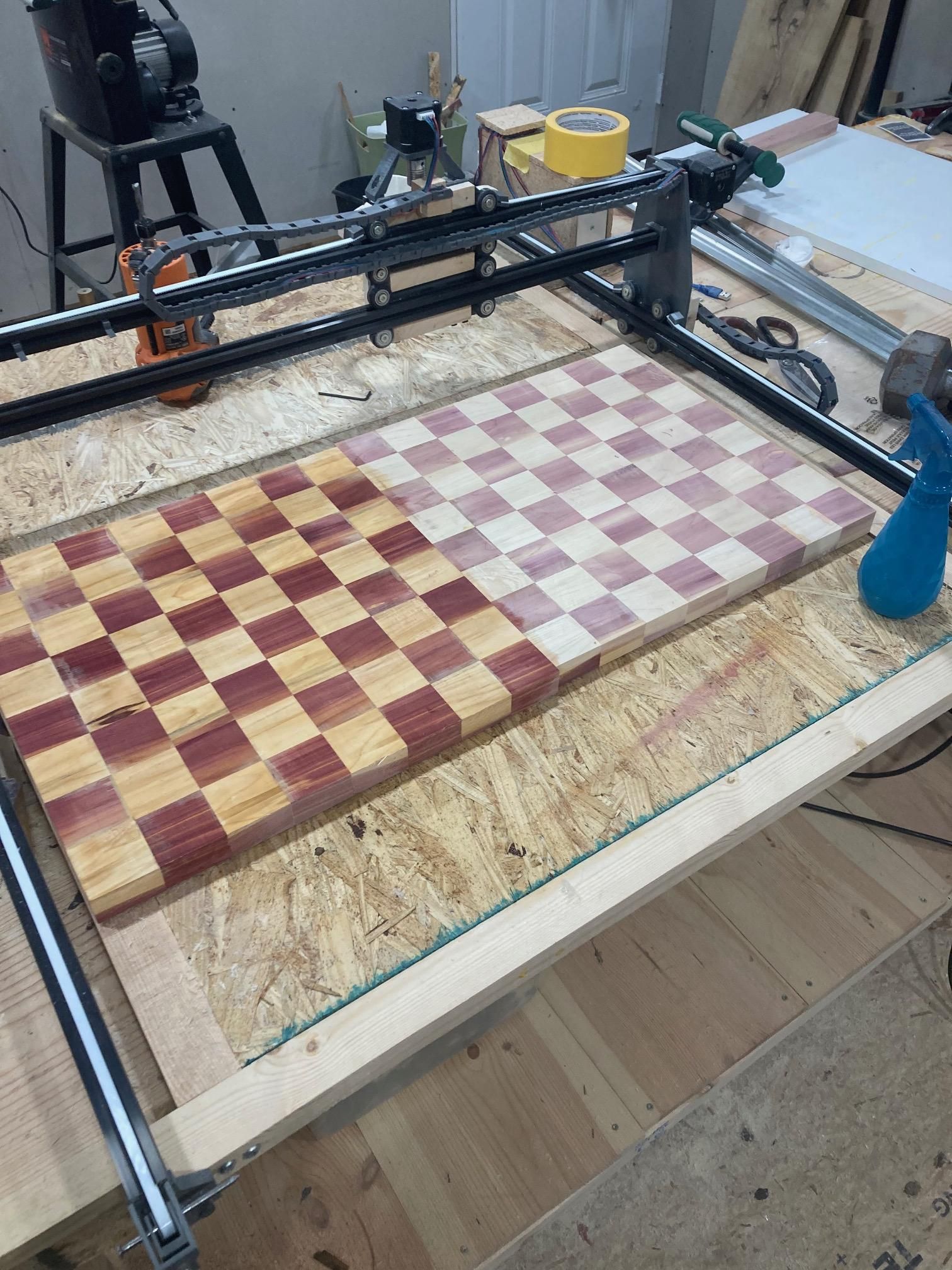 Making a Chessboard With Live Edges and Piece Storage : 20 Steps (with Pictures) - Instructables