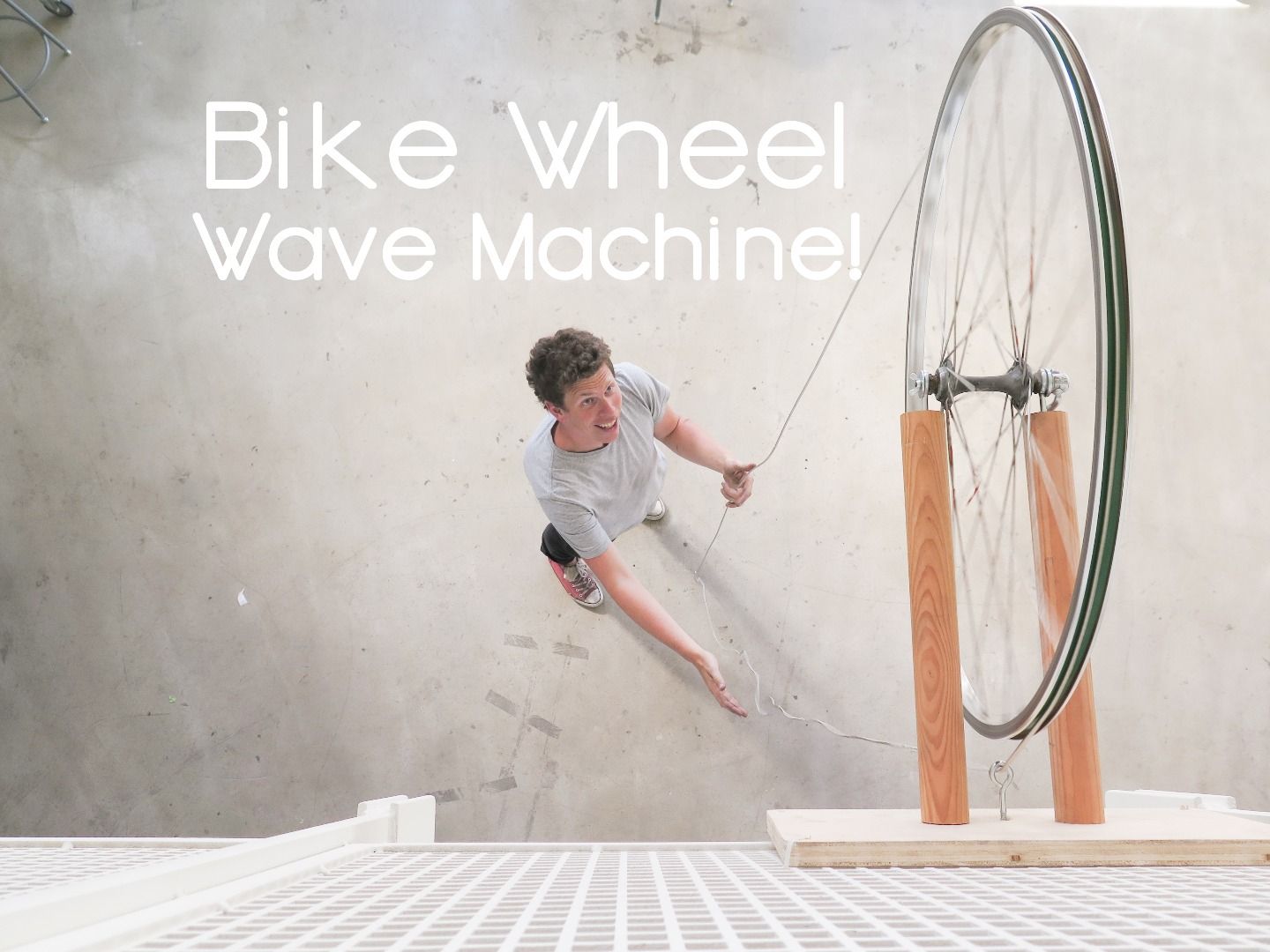 Bike Wheel Wave Machine! : 7 Steps (with Pictures) - Instructables