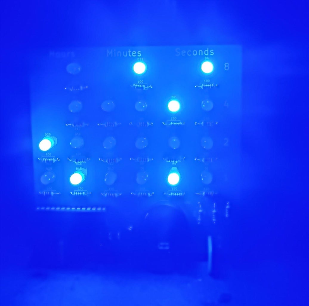 Binary Clock - ATMega328 - Instructables Binary Clock - ATMega328 - Instructables
