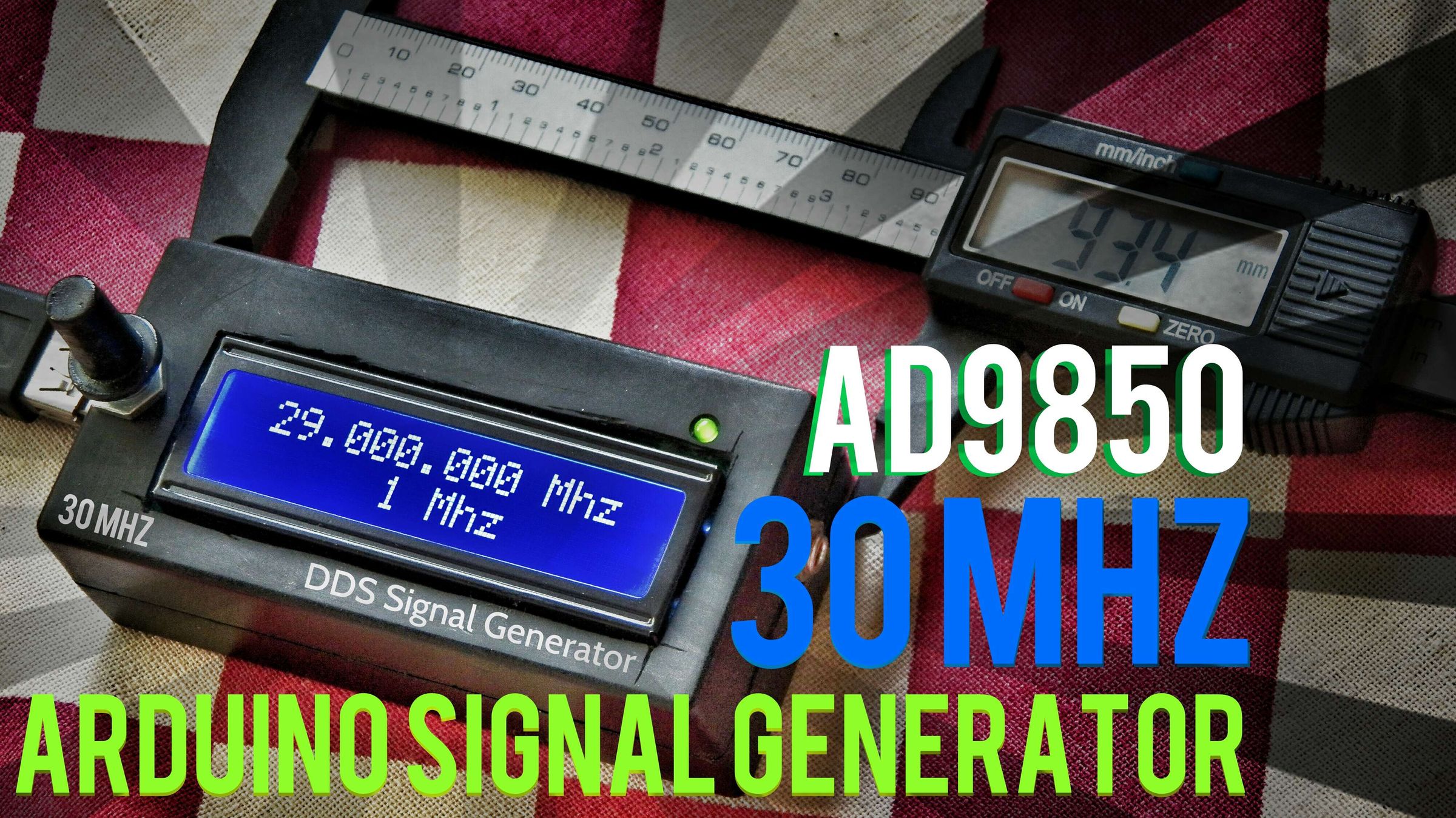 Arduino + AD9850 30MHZ DDS Signal Generator in 12$ : 4 Steps ...