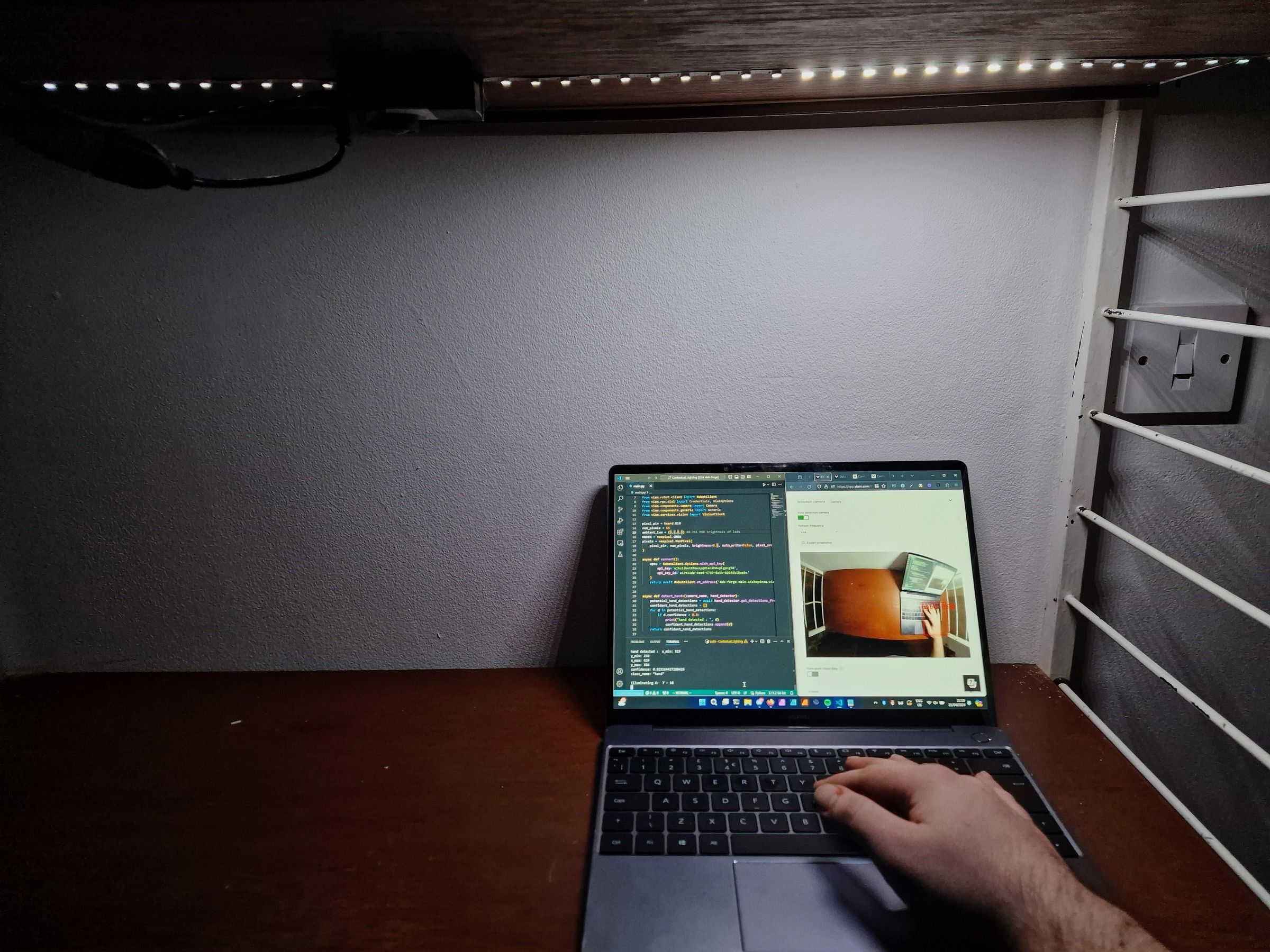 DEB-Forge - Viam Powered Smart Desk With Contextual Lighting System : 7 ...