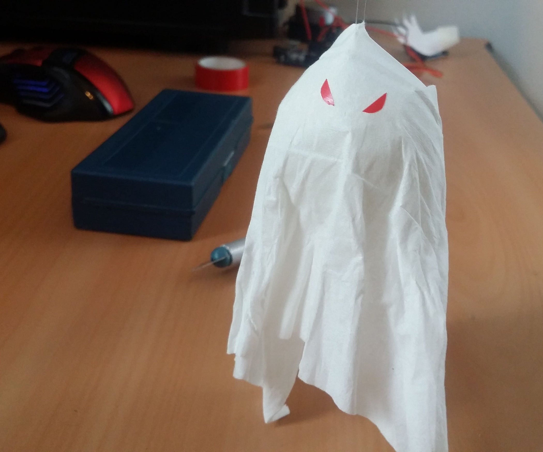 Cheap Flying Ghost Halloween Prank! : 4 Steps (with Pictures ...