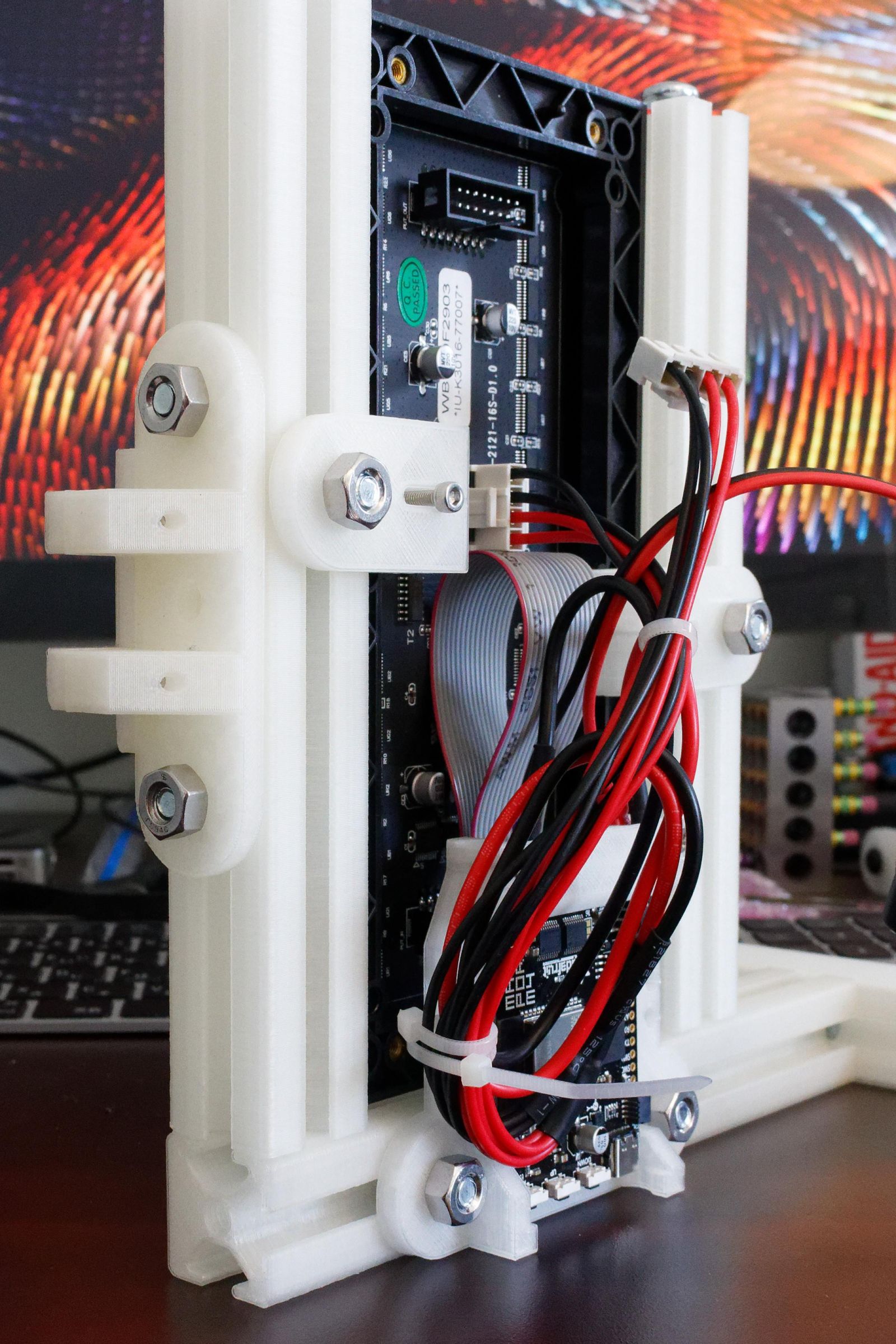 A Simple 3D Printed Frame for an RGB LED Panel : 12 Steps (with ...