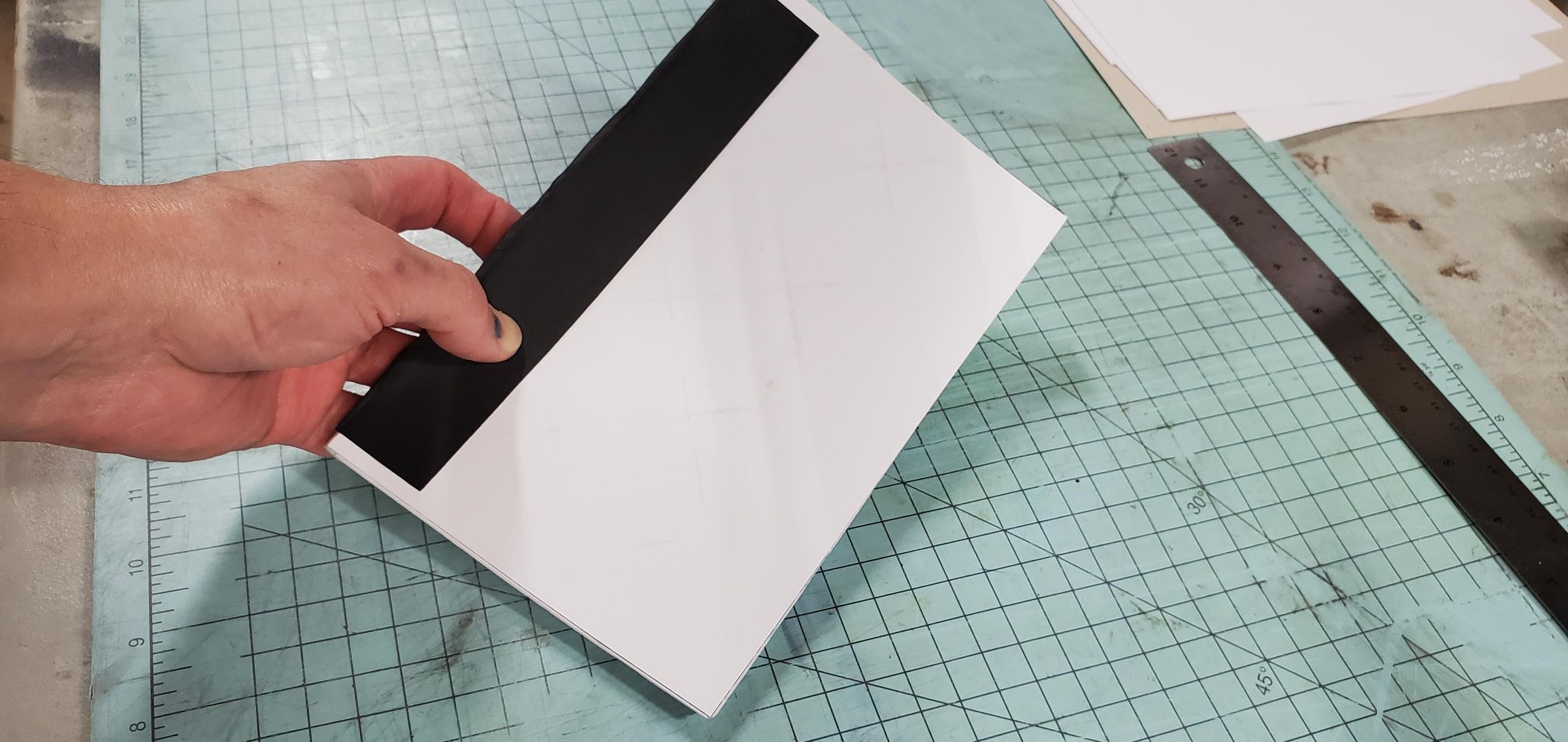 No Sew Book Binding - Easier Way to Make a Sketch Book? : 21 Steps ...