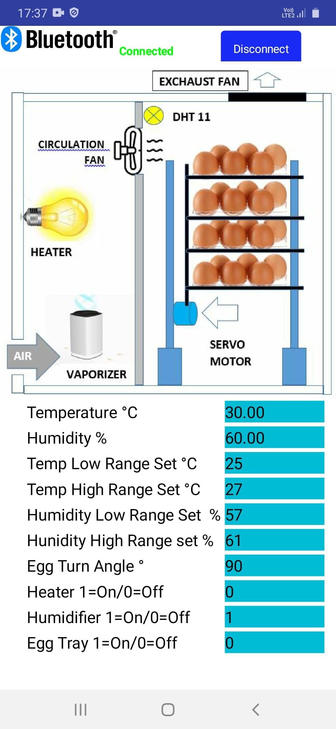 Egg Incubator Using DHT11 and Android App. - Instructables