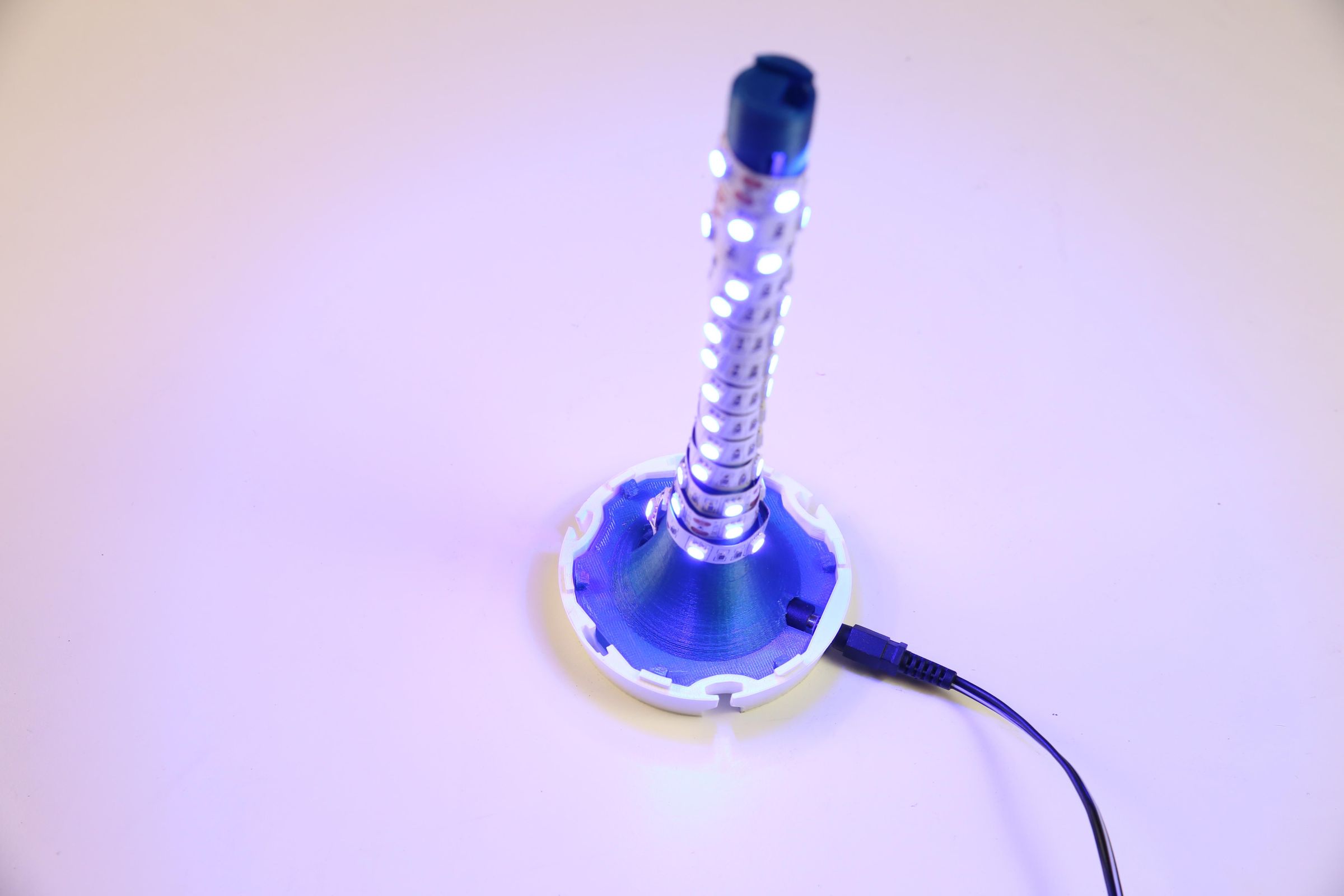 3d Printed RGB LED Rocket Lamp for Kids / Advanced Level : 5 Steps ...