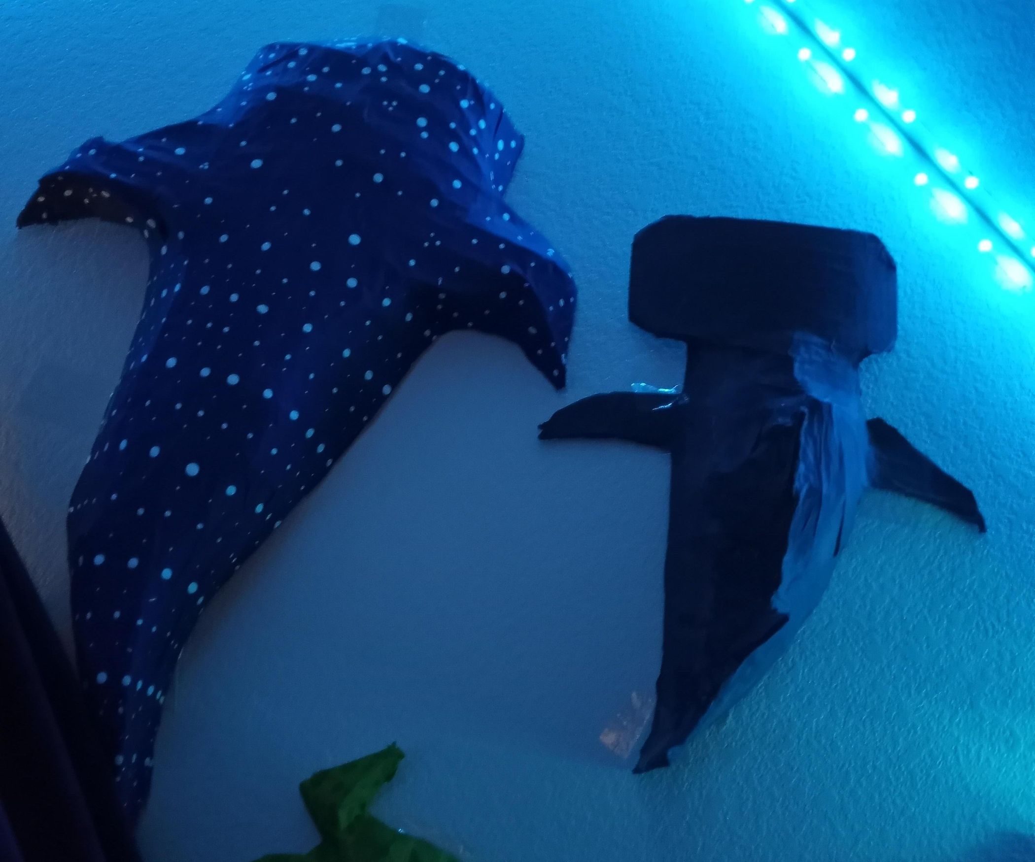 Large Whale Shark Made of Cardboard : 6 Steps (with Pictures ...